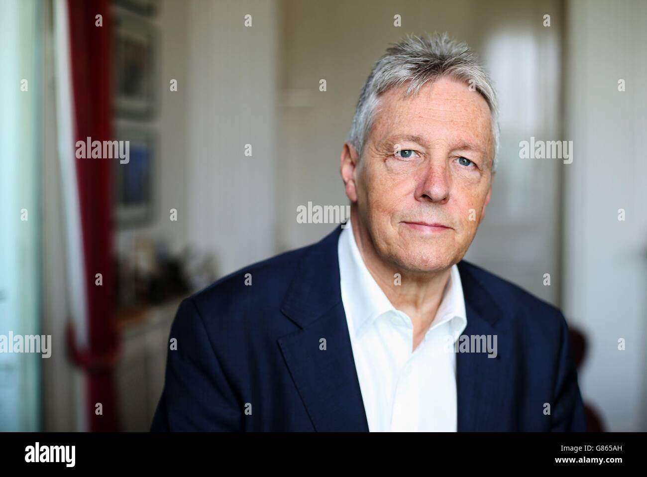 Peter Robinson interview Stock Photo - Alamy