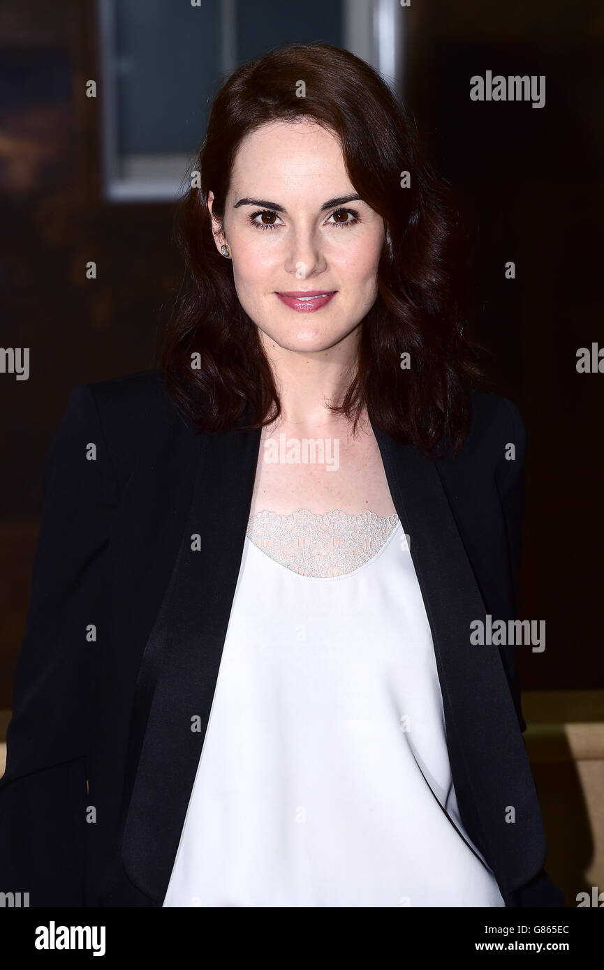 Michelle Dockery attending the Downton Abbey cast photocall held at the ...