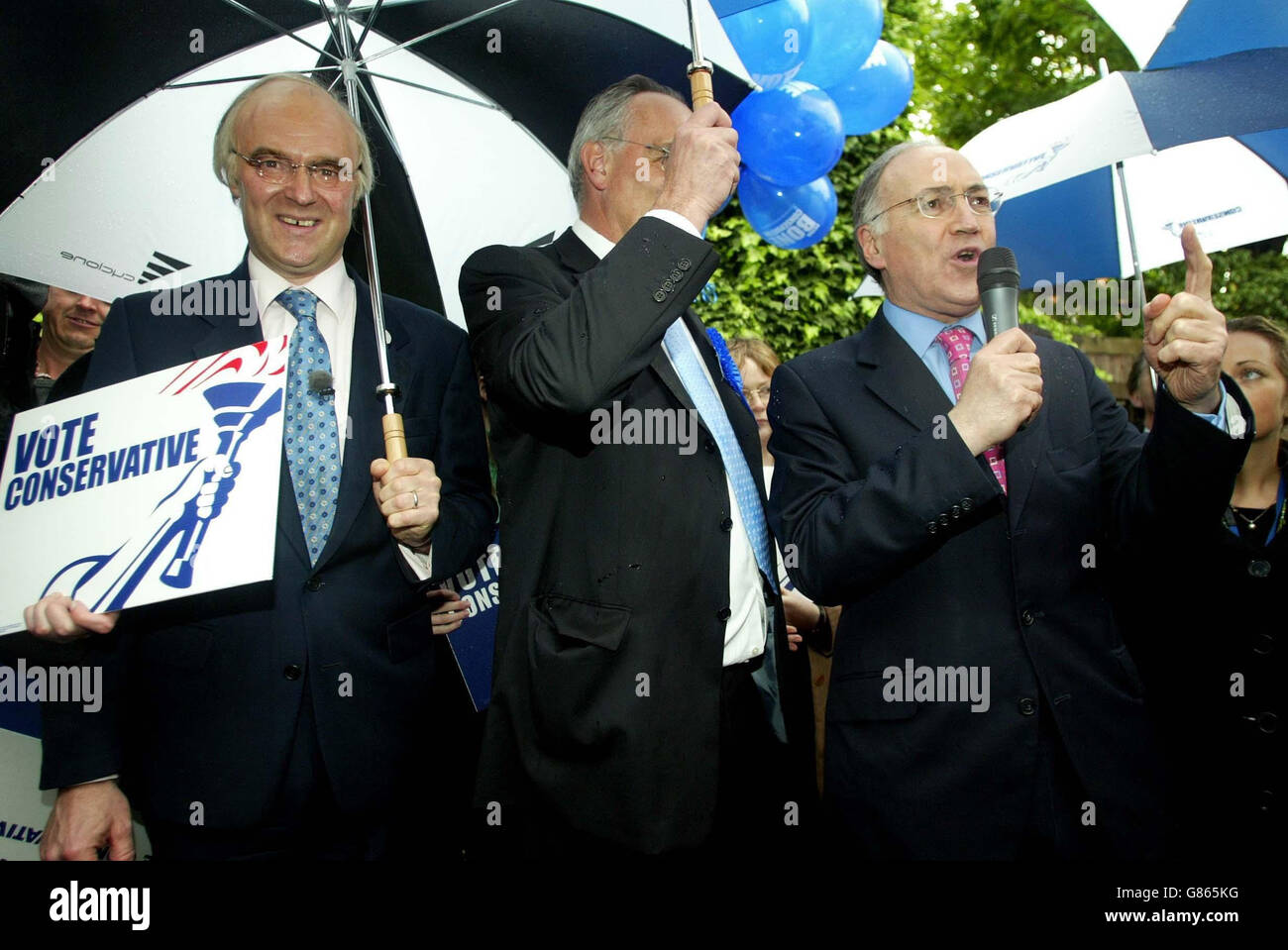 Leader of the conservatives michael dressed as the tory leader hi-res ...