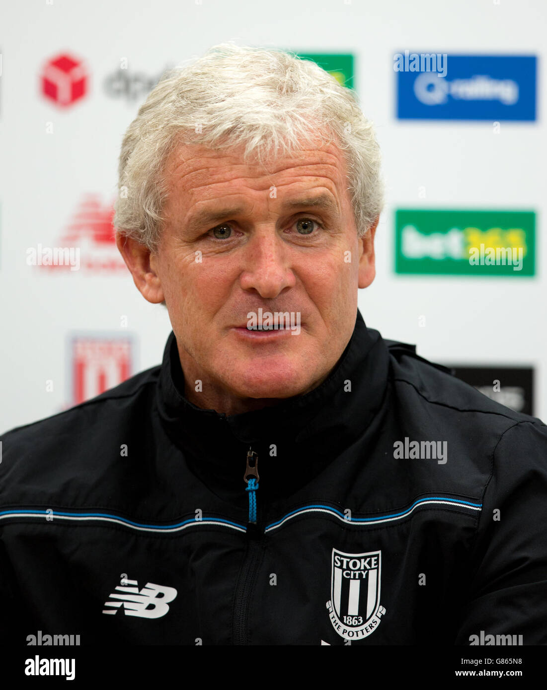 Stoke city manager mark hughes hi-res stock photography and images - Alamy