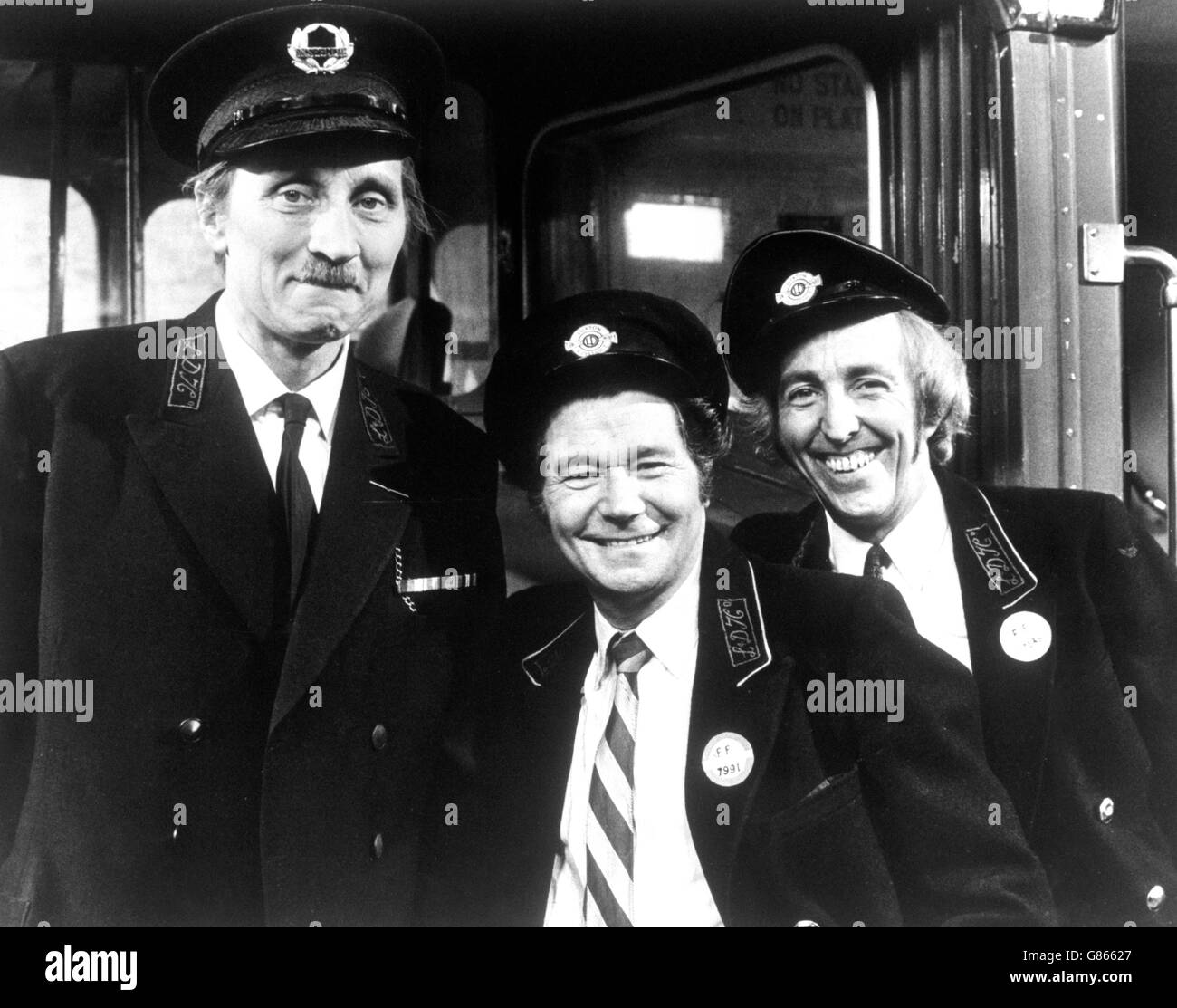 Reg varney on the buses Black and White Stock Photos & Images - Alamy
