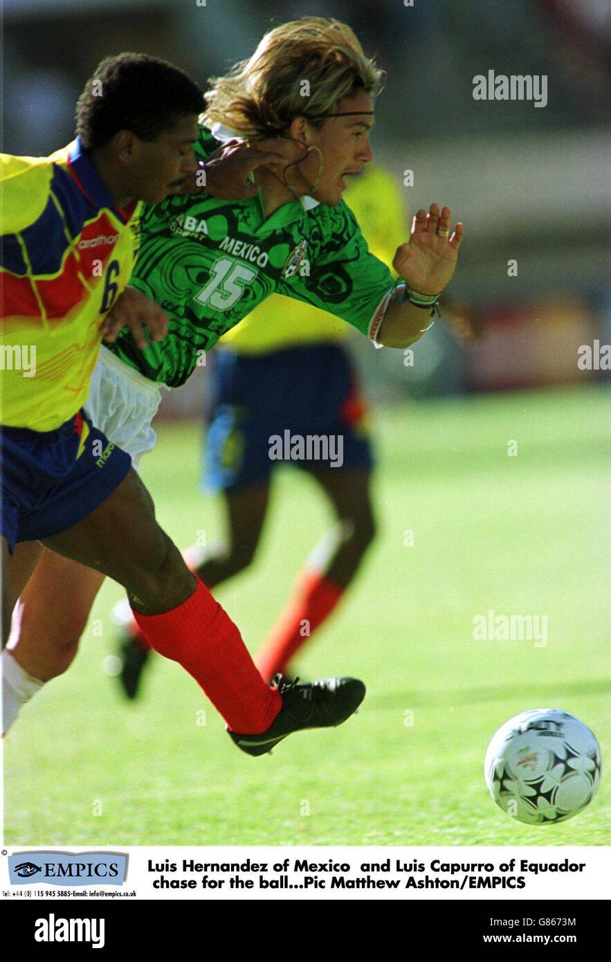 International Soccer - Copa America - Quarter Finals - Mexico v Equador ...