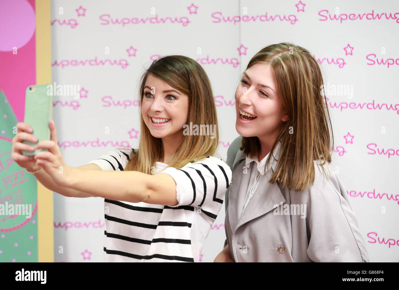 EDITORIAL USE ONLY YouTube vlogger Zoella, real name Zoe Sugg (left ...