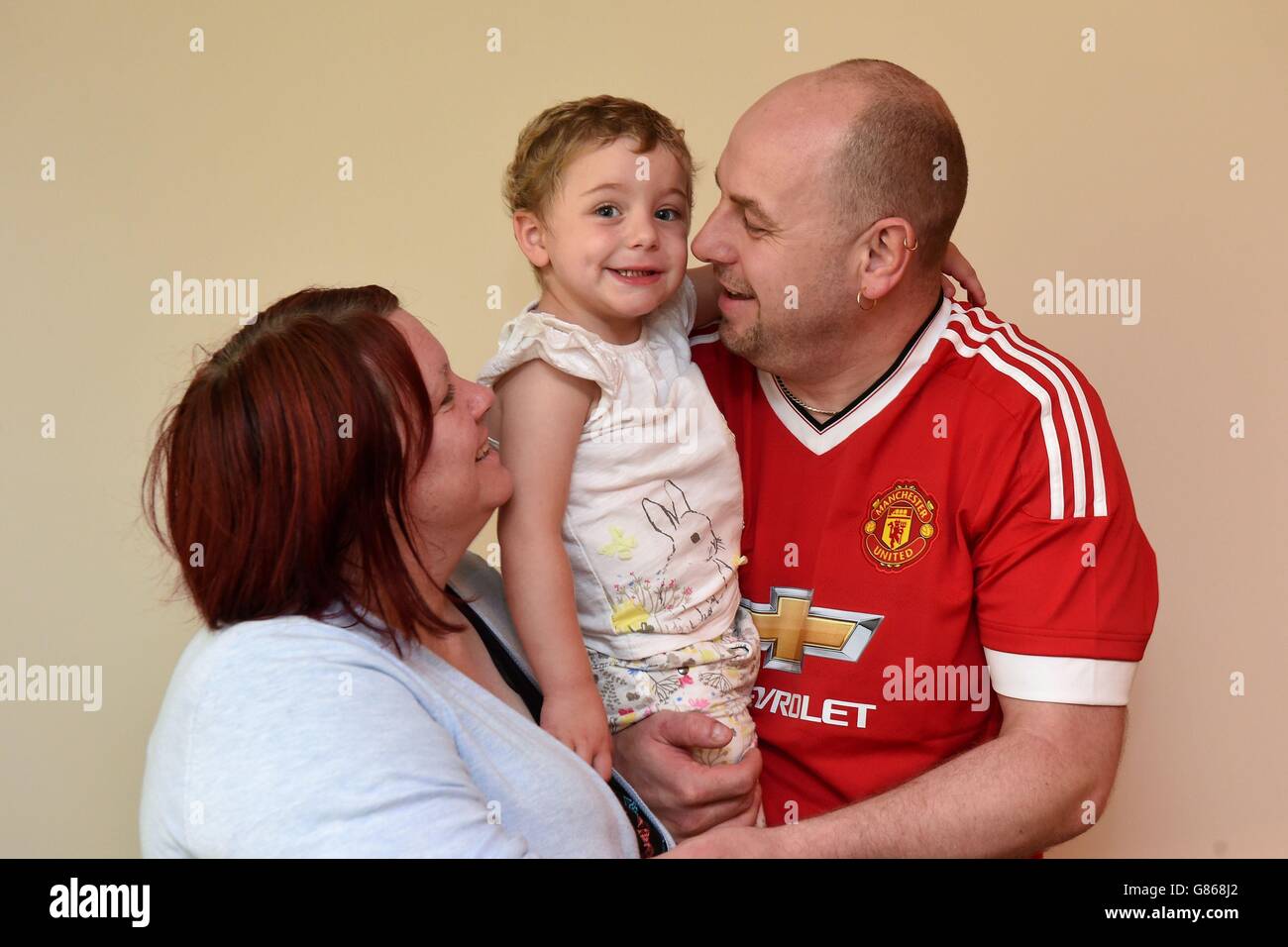 Toddler battles rare form of cancer Stock Photo - Alamy