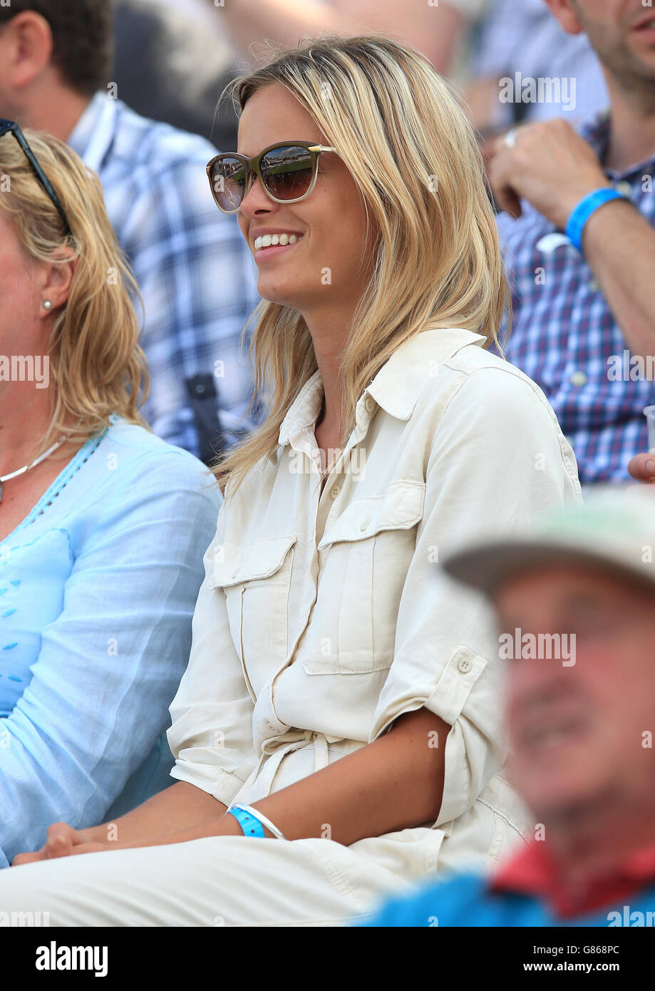 Stuart Broad's girlfriend Bealey Mitchell during day one of the Fourth ...