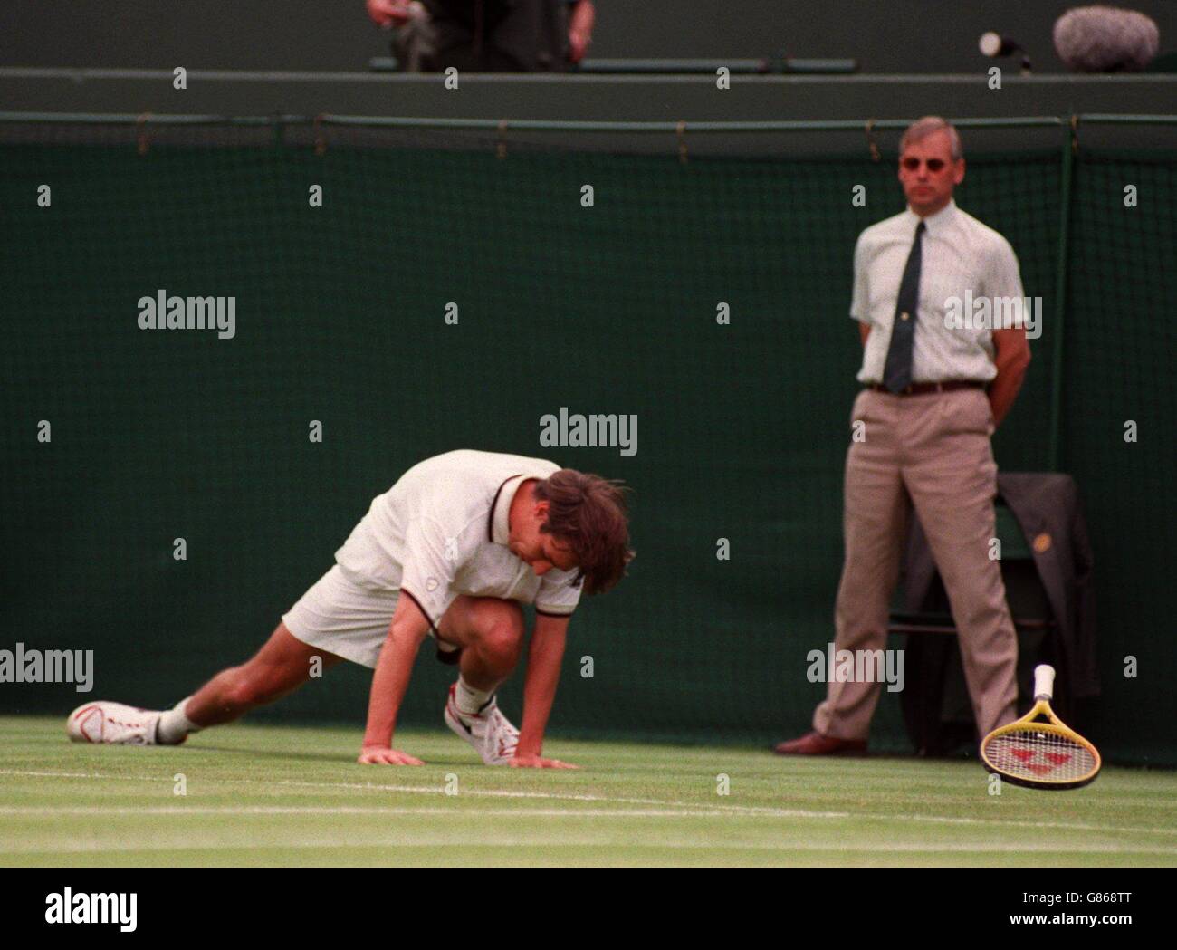 Wimbledon Tennis. Michael Stich Stock Photo - Alamy