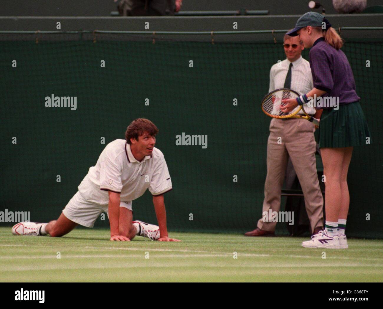 Wimbledon Tennis. Michael Stich Stock Photo - Alamy