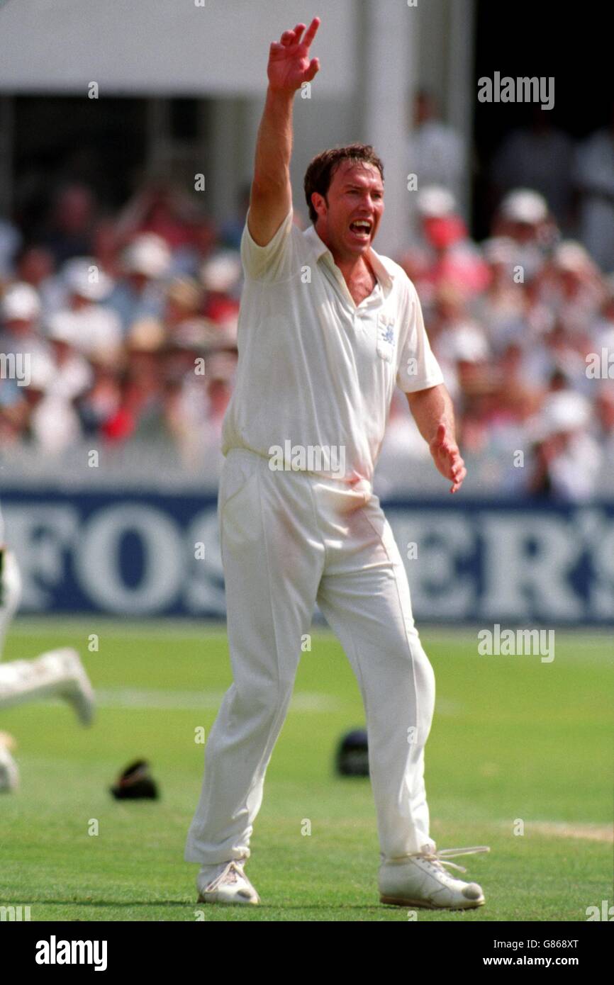 CRICKET. DEREK PRINGLE, ENGLAND Z4 Stock Photo - Alamy