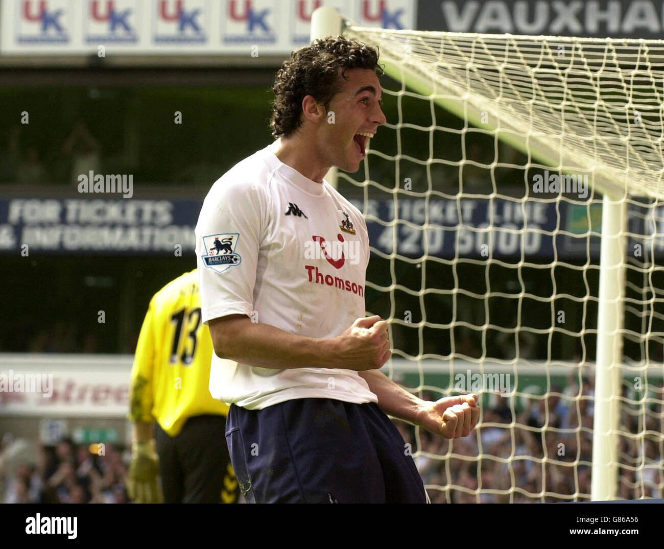 Tottenham Hotspur's Stephen Kelly celebrates scoring the fifth goal ...