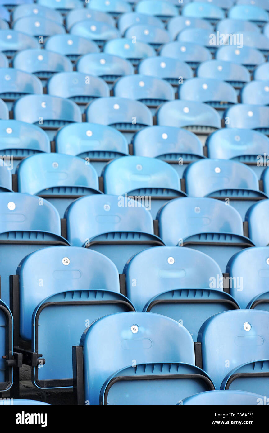 A general view of the seating at elland road hi-res stock photography ...