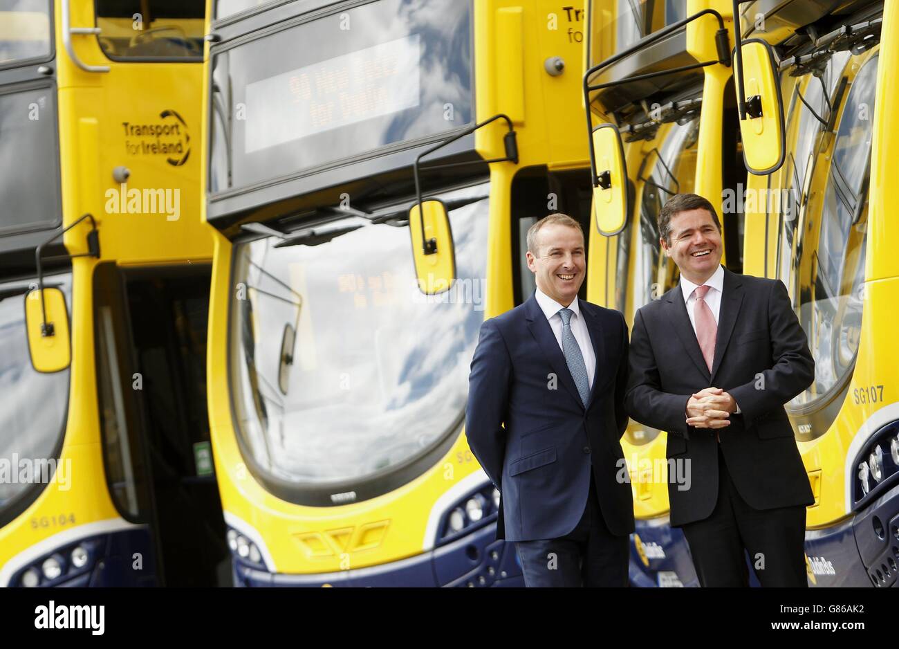 New buses for Dublin Stock Photo - Alamy