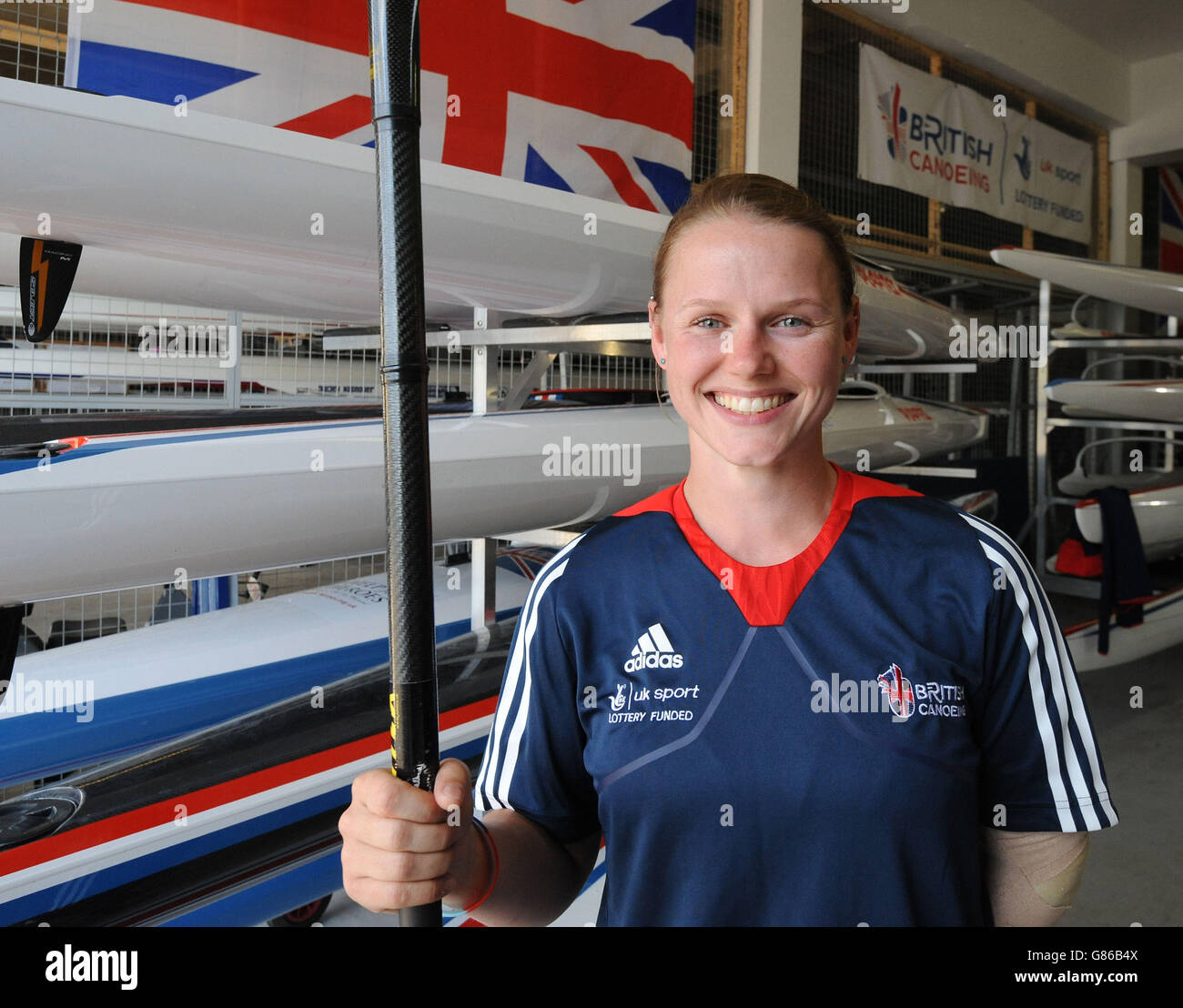 Nikki paterson training national water sports centre hi-res stock ...