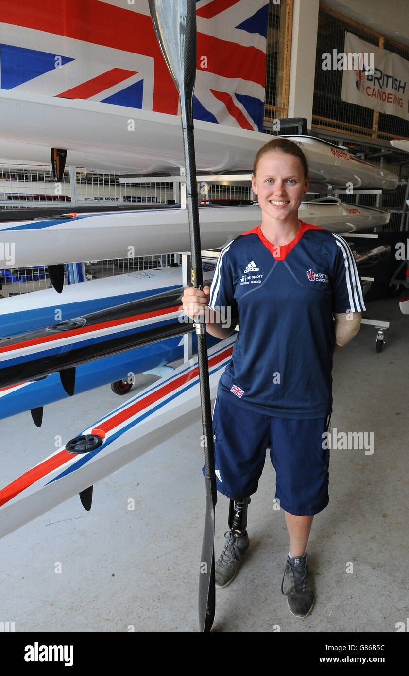 Nikki paterson training national water sports centre hi-res stock ...