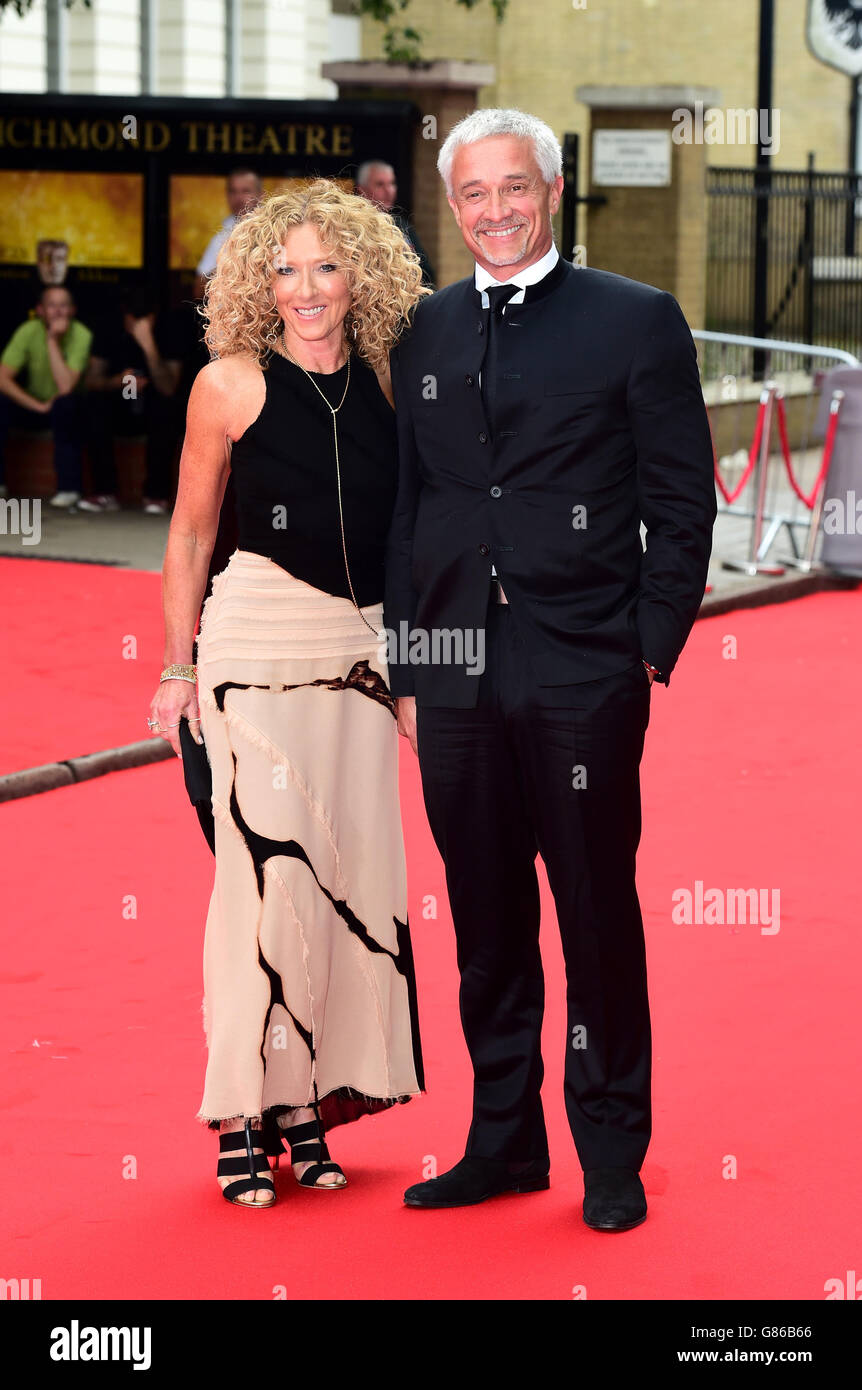 Kelly Hoppen and John Gardiner attending a BAFTA tribute evening for ...