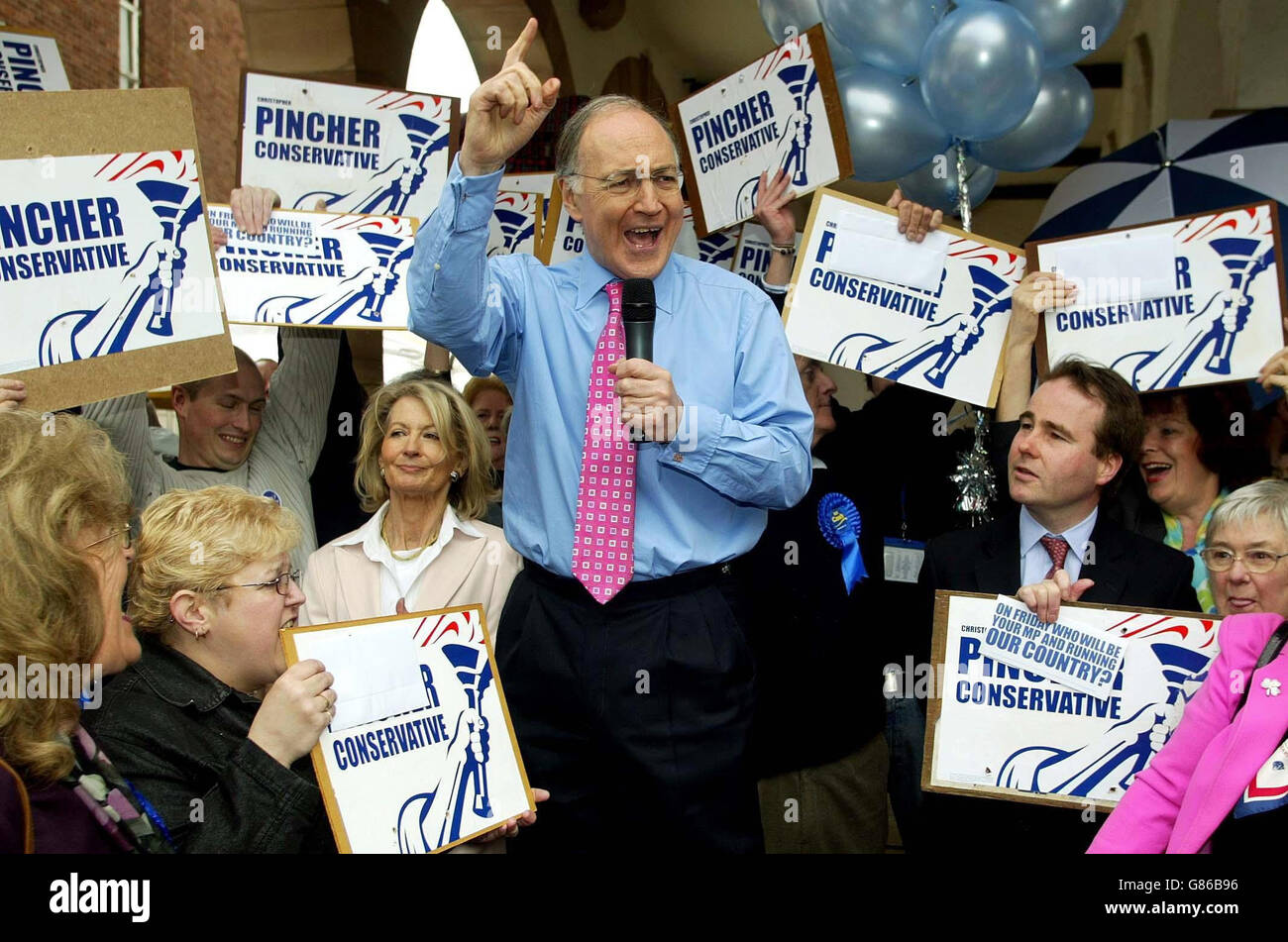 General Election Campaign 2005 - Conservative Party Stock Photo - Alamy