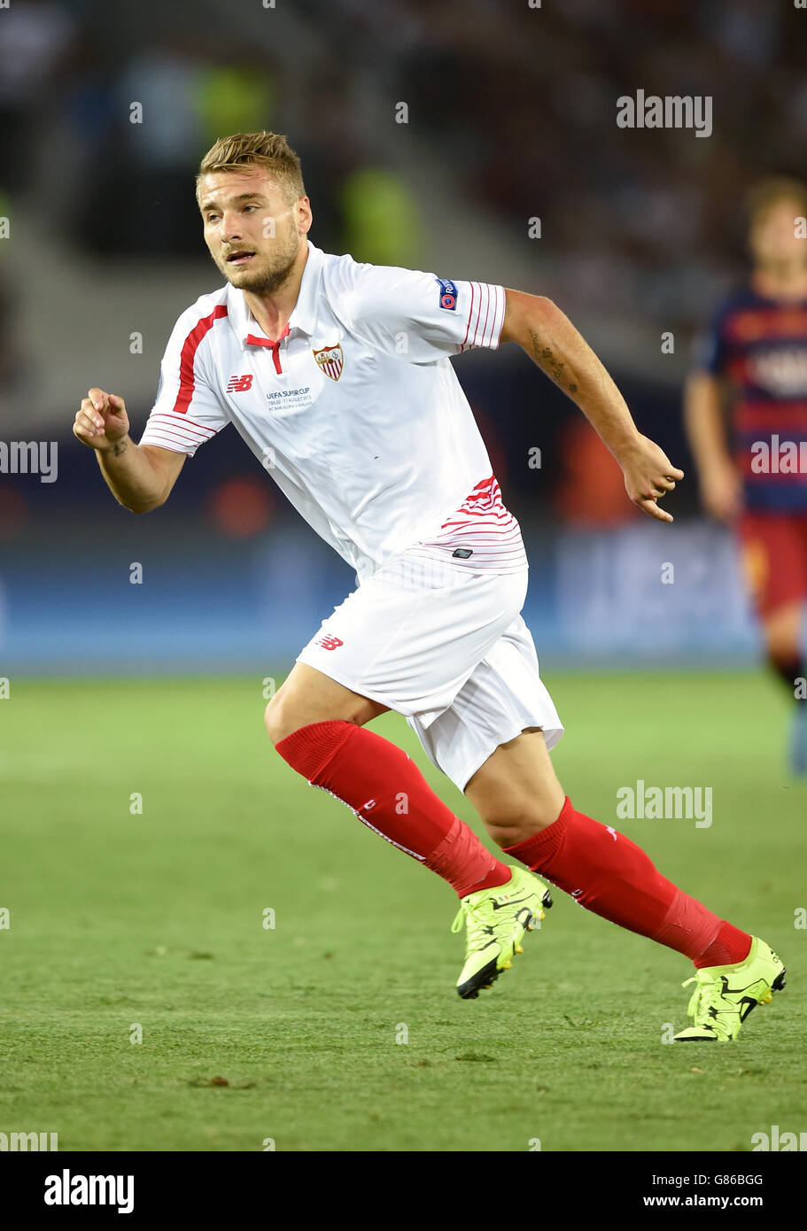 Soccer - UEFA Super Cup - Barcelona v Sevilla - Boris Paichadze Dinamo ...