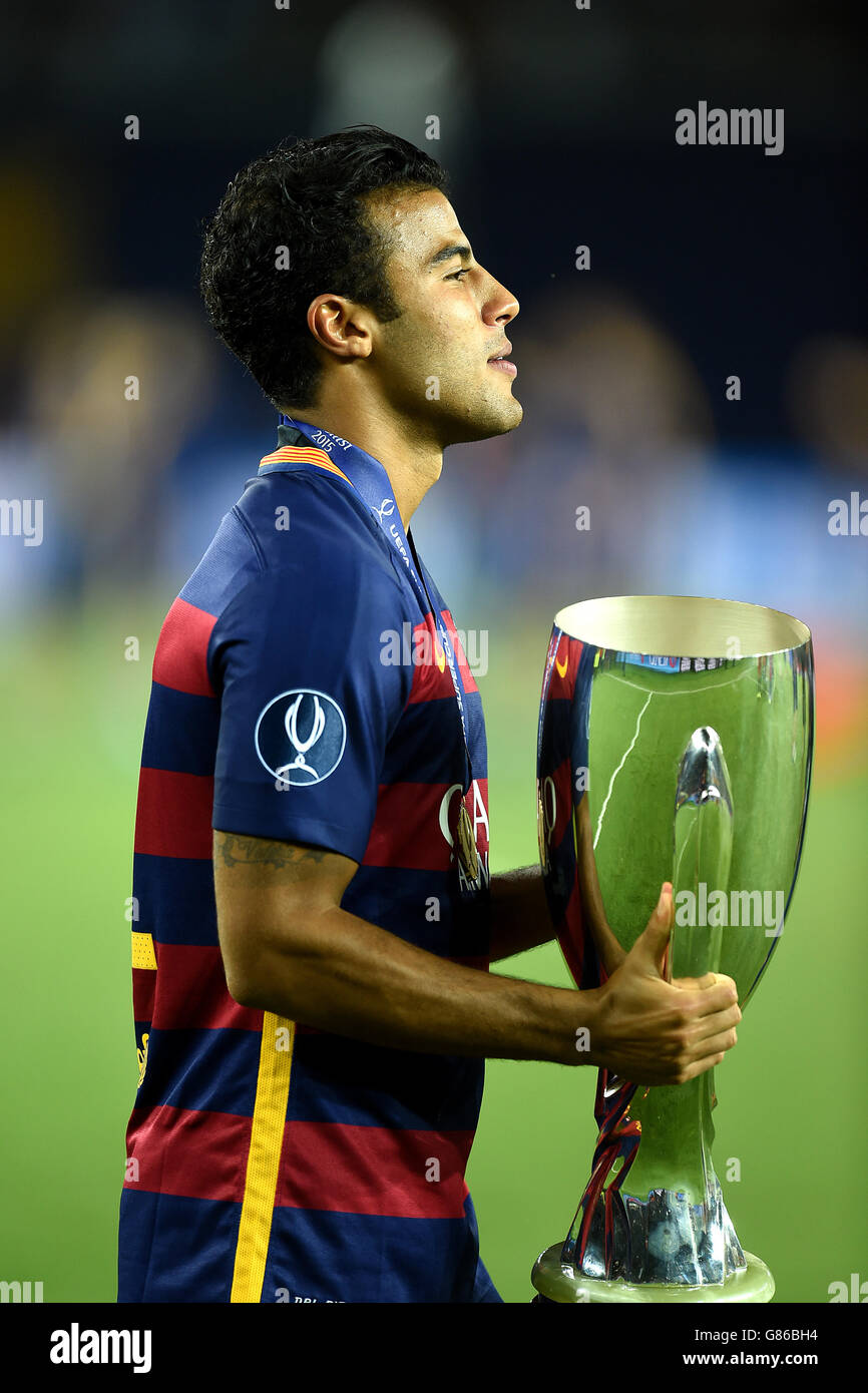 Soccer - UEFA Super Cup - Barcelona v Sevilla - Boris Paichadze Dinamo ...