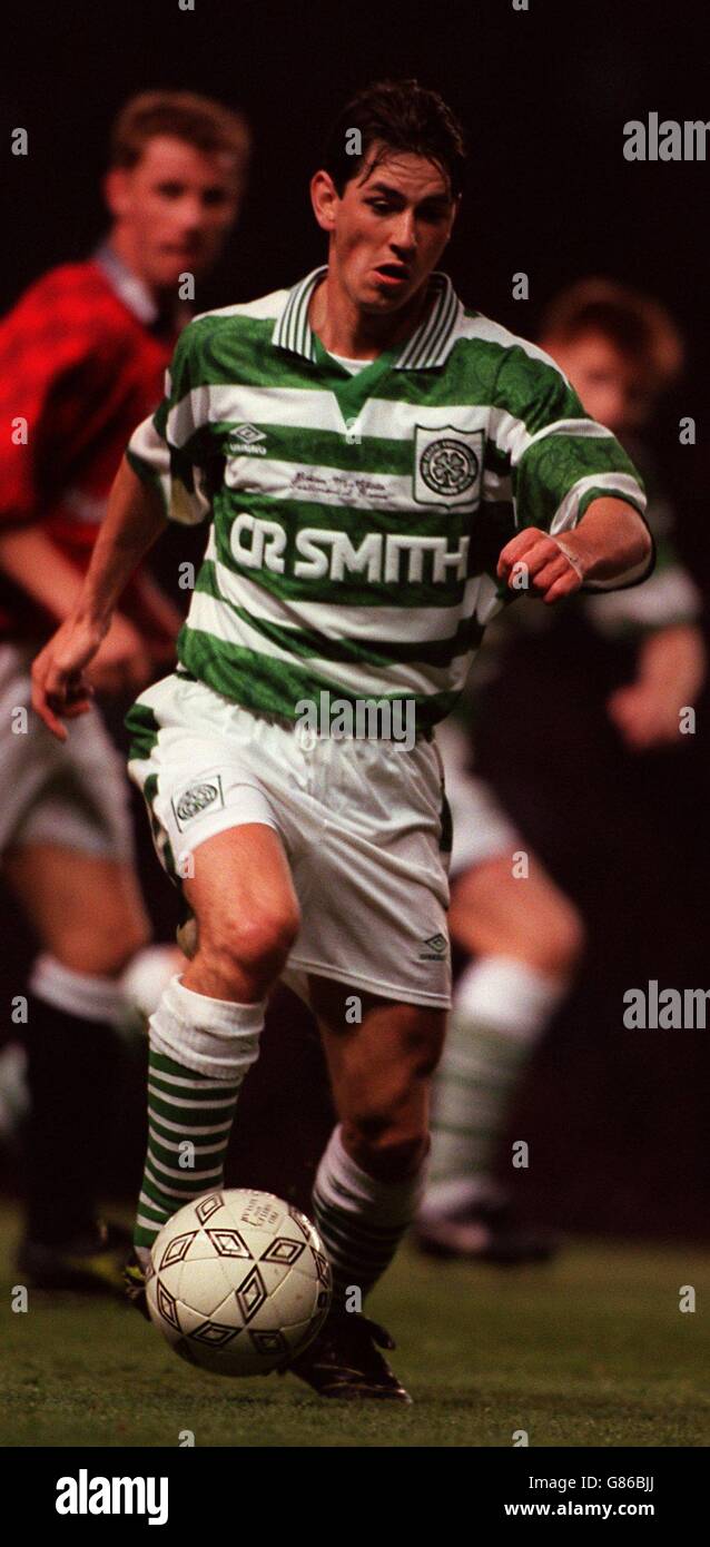 Brian McClair testimonial Manchester United v Celtic. Jackie McNamara ...