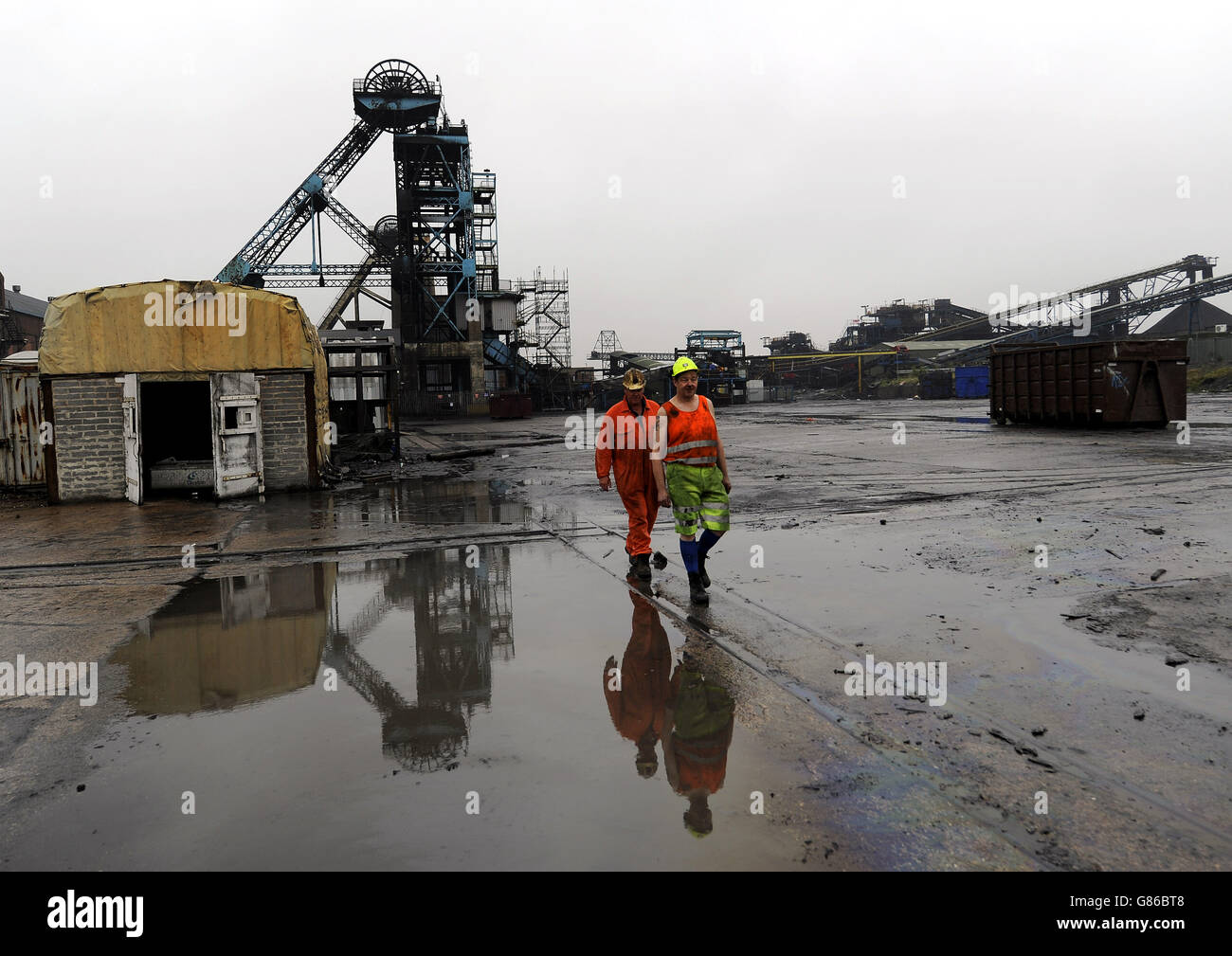 Hatfield Colliery closure Stock Photo - Alamy