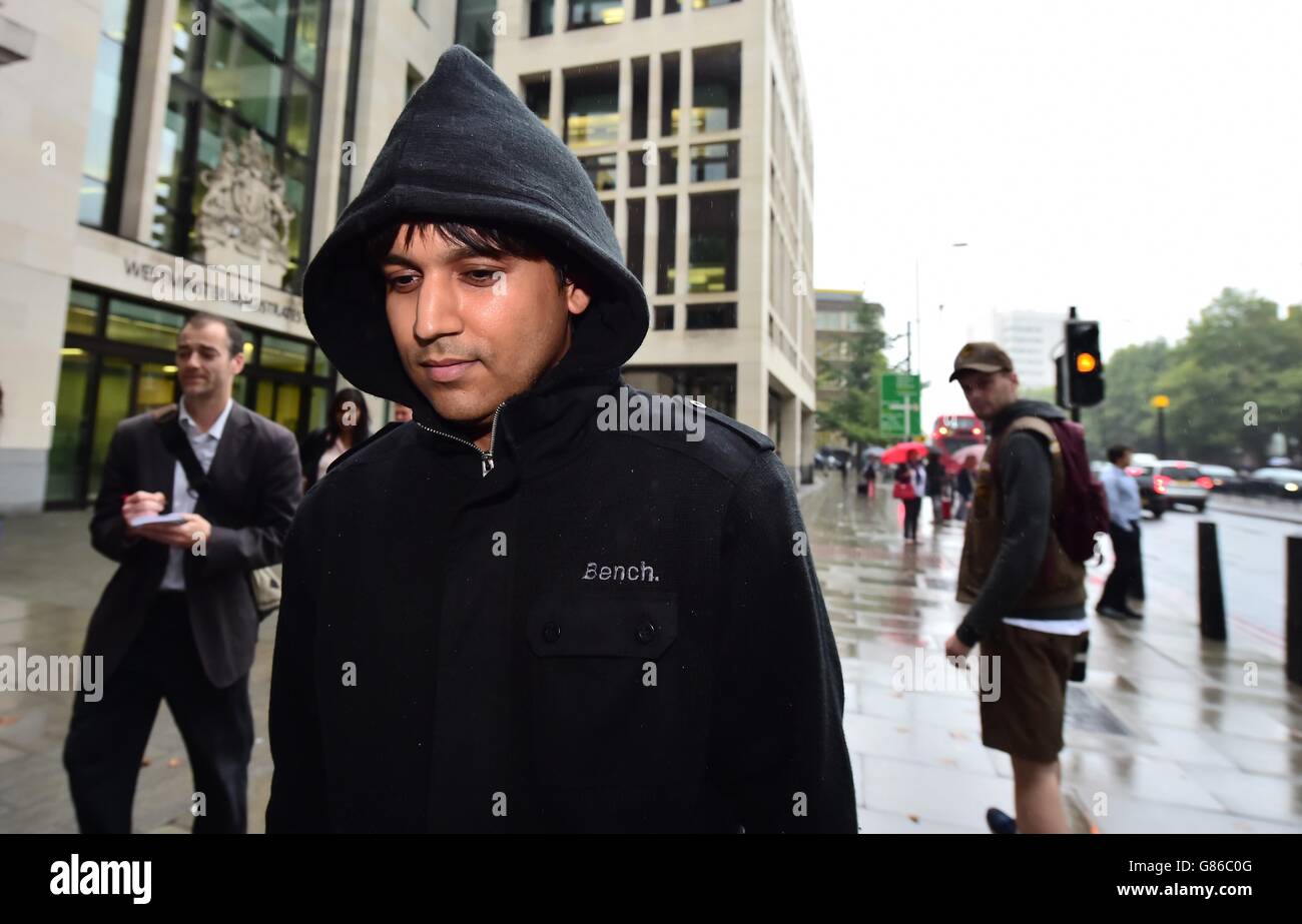 Navinder Singh Sarao outside Westminster Magistrates' Court, London, as ...