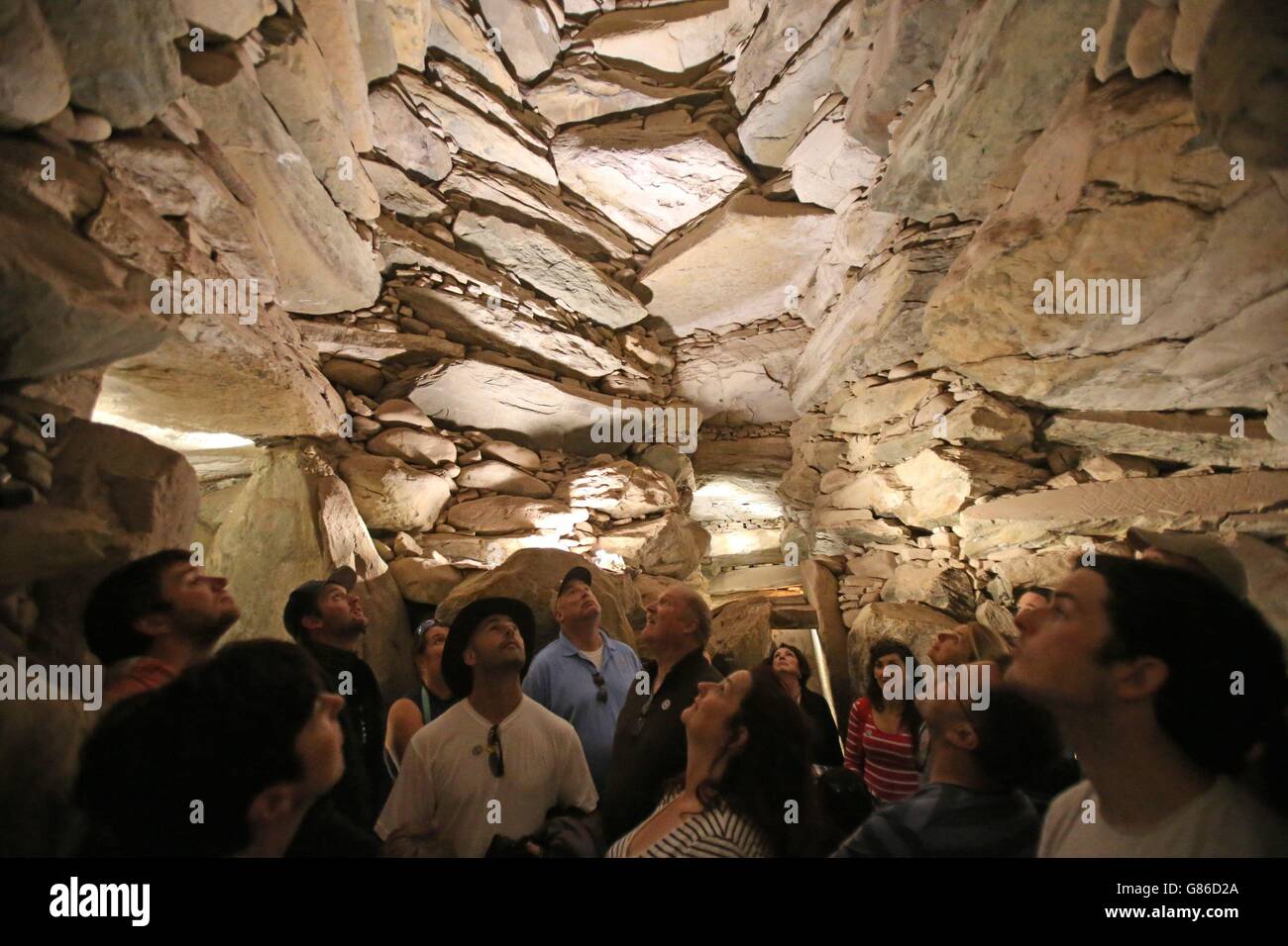 Newgrange and Dowth, Co Meath, which is one of six destinations on the ...