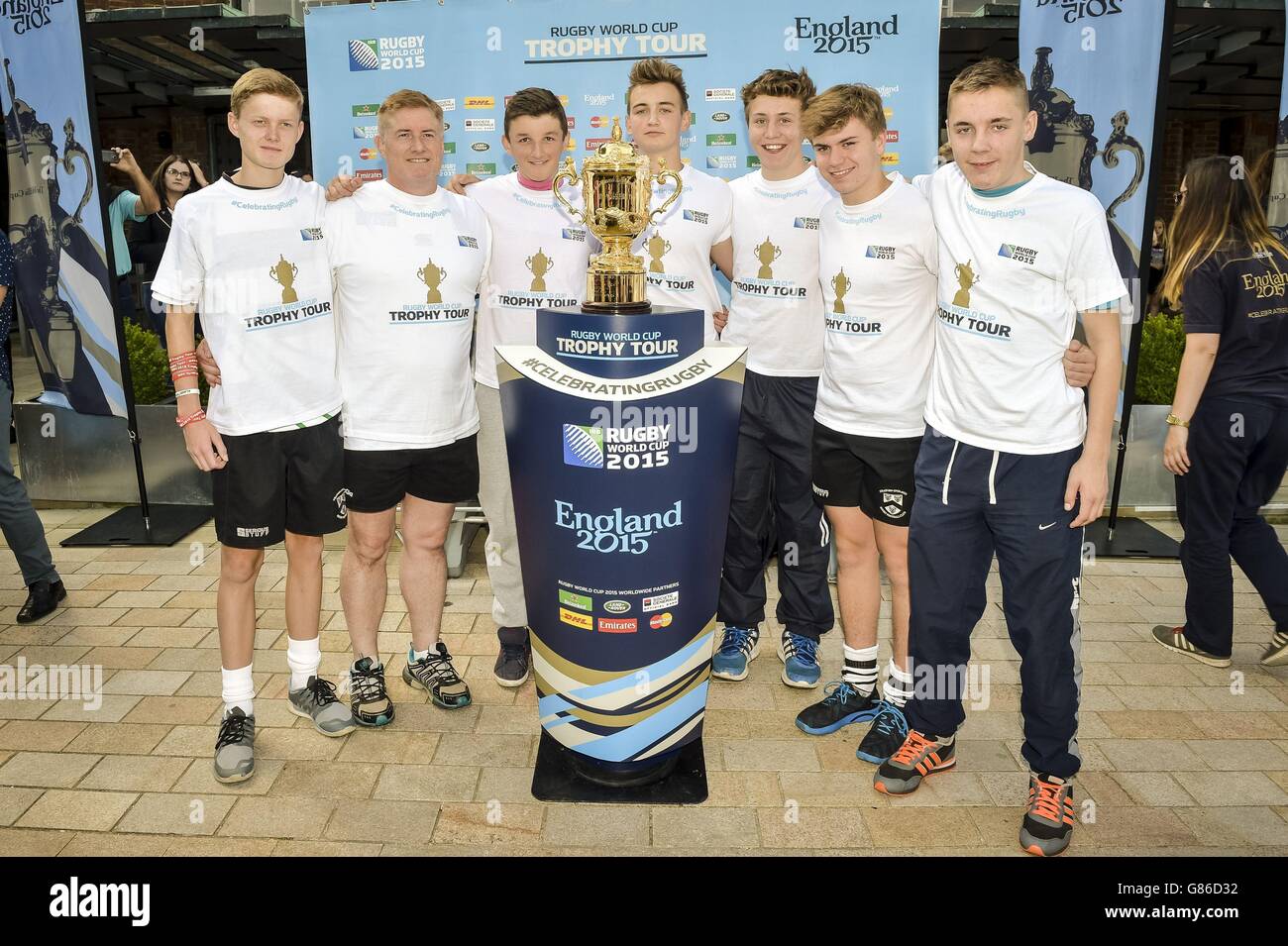 Webb Ellis Cup Tour - August 17 Stock Photo - Alamy