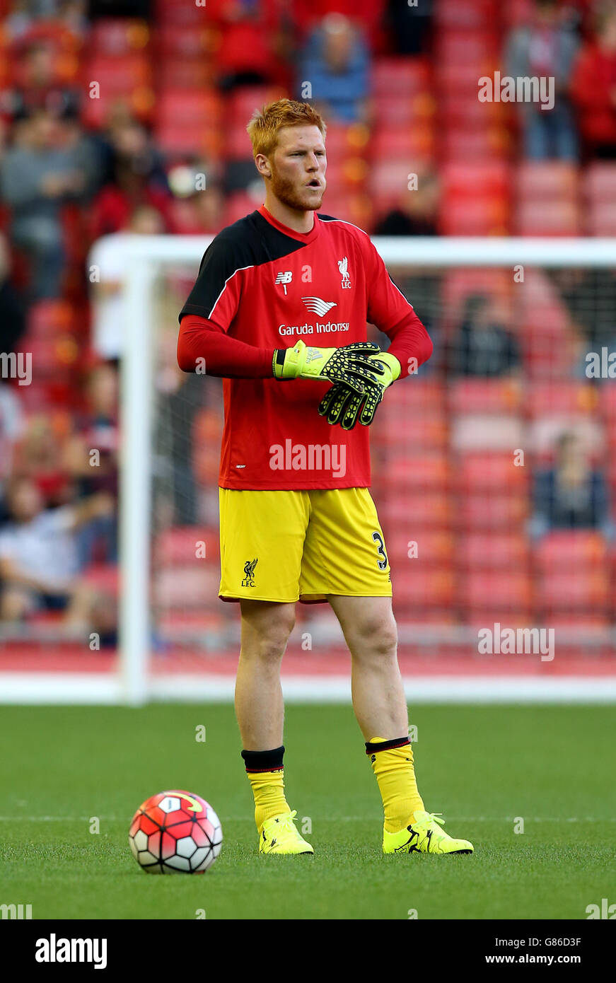 Liverpool goalkeeper adam bogdan hi-res stock photography and images ...