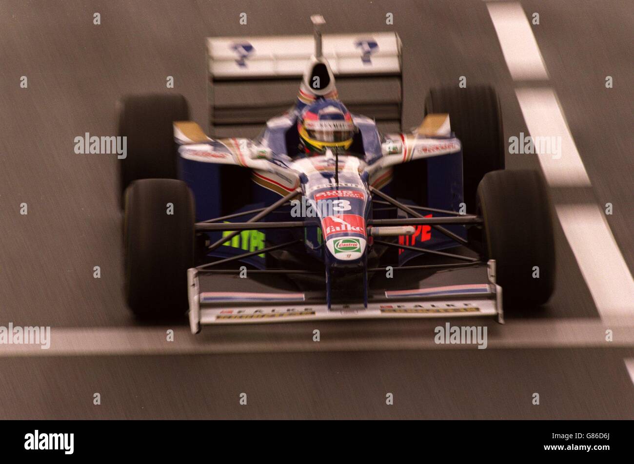 Motor Racing ... French Grand Prix. Jacques Villeneuve Stock Photo - Alamy