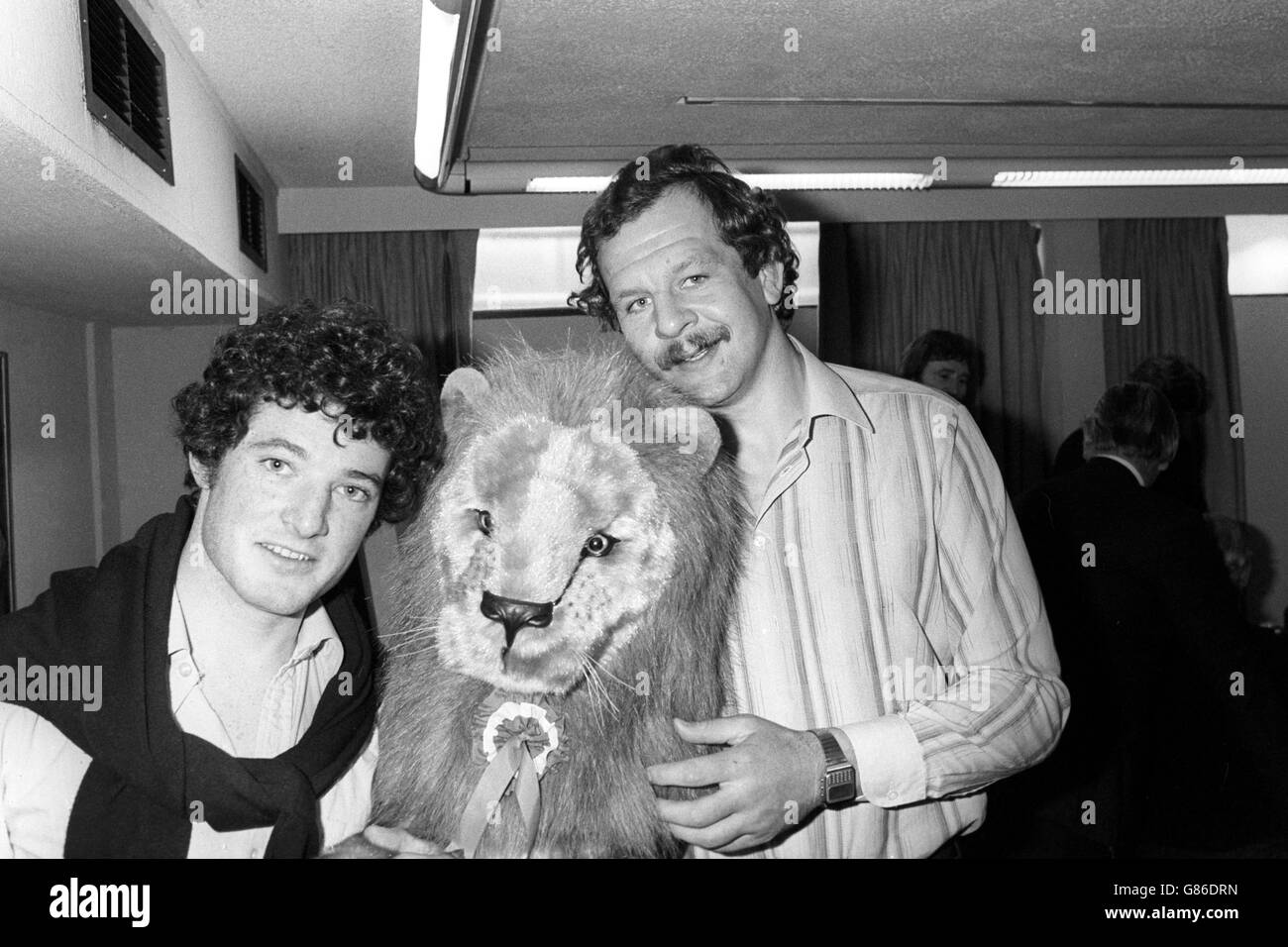 Rugby Union - British Lions - Bill Beaumont and Rodney O'Donnell ...