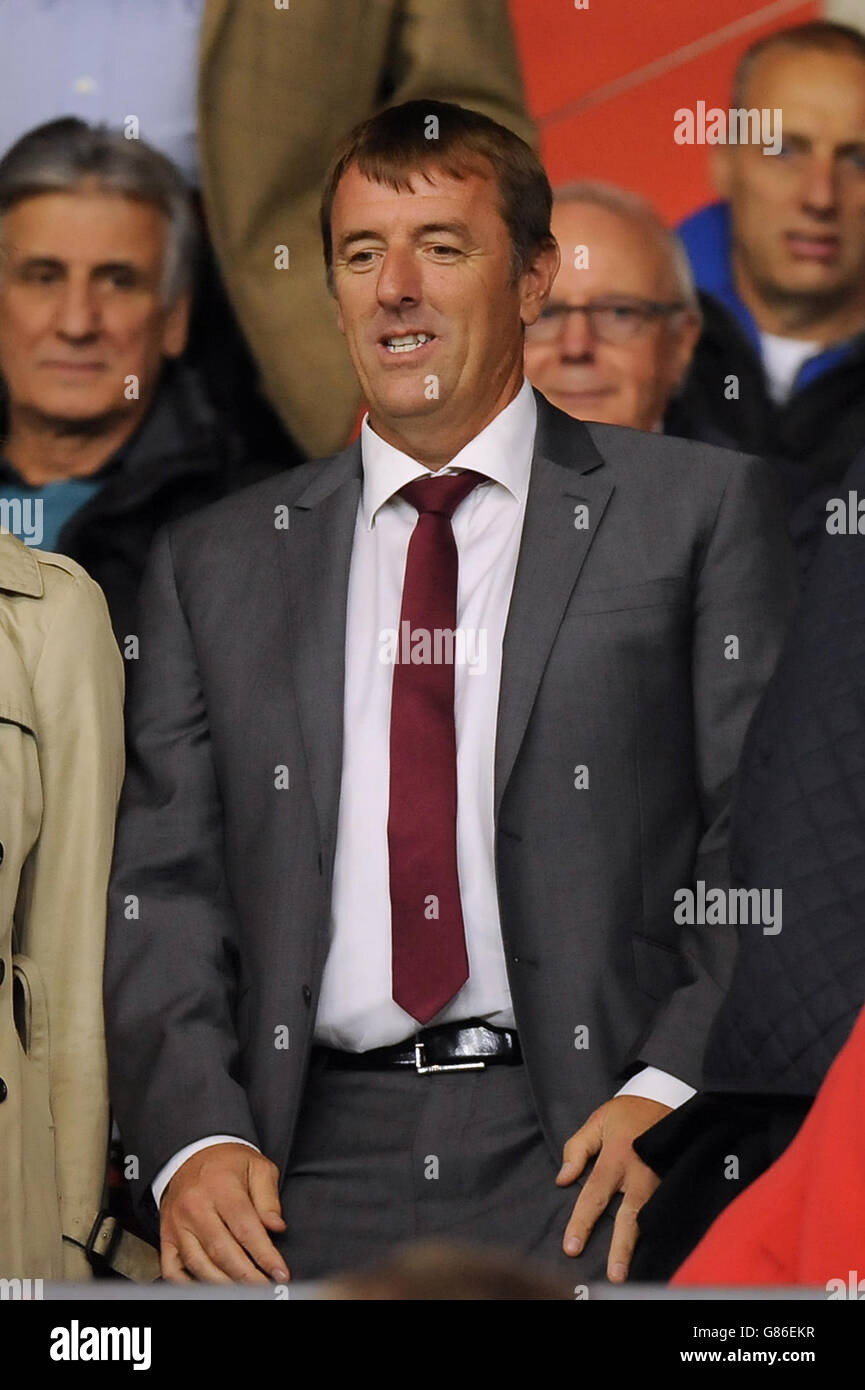 Former Southampton player Matthew Le Tissier in the stands before the ...