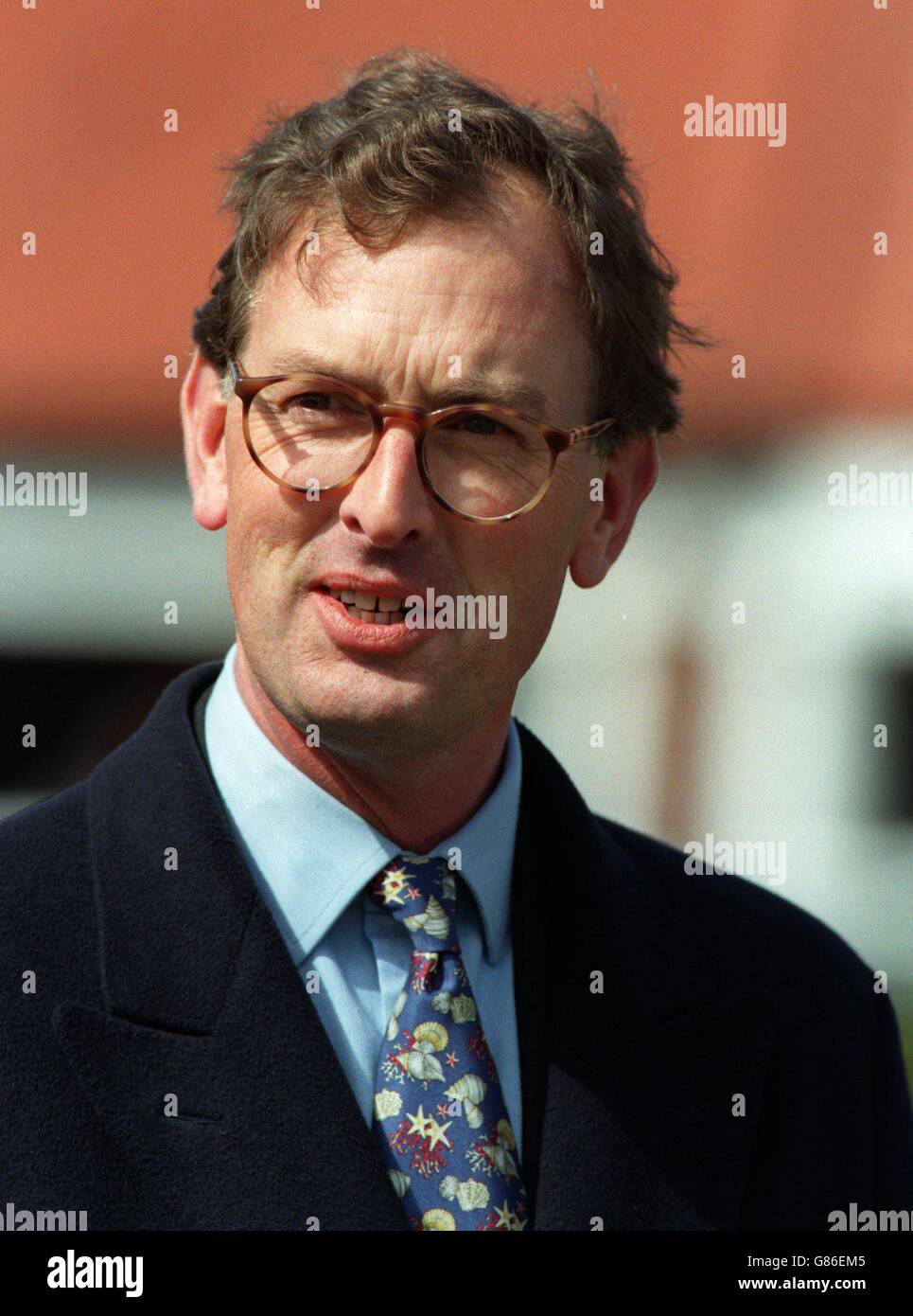 Horse Racing - Newmarket Races. Trainer Roger Charlton Stock Photo - Alamy
