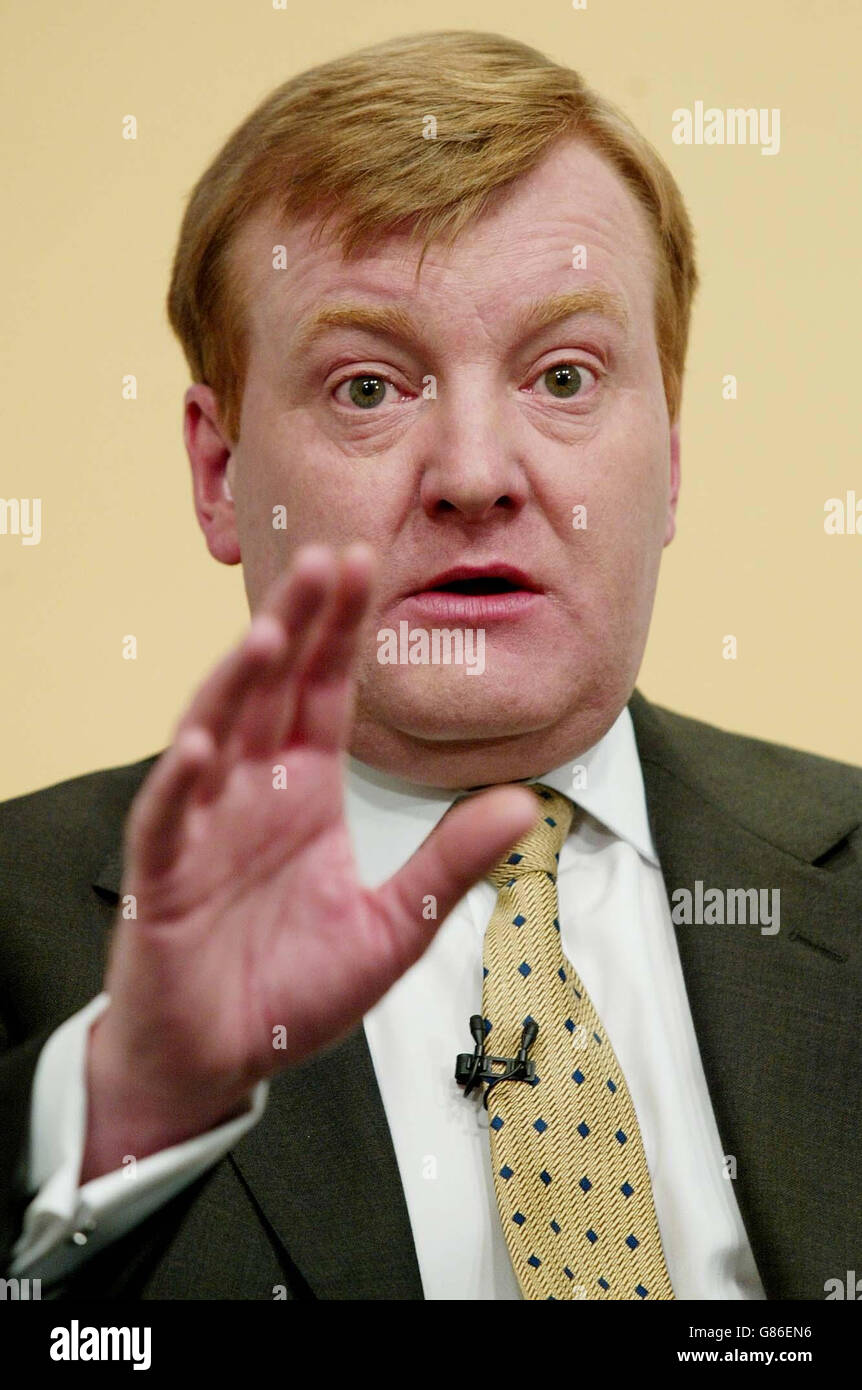 General Election Campaign 2005 Final Day Liberal Democrats Stock