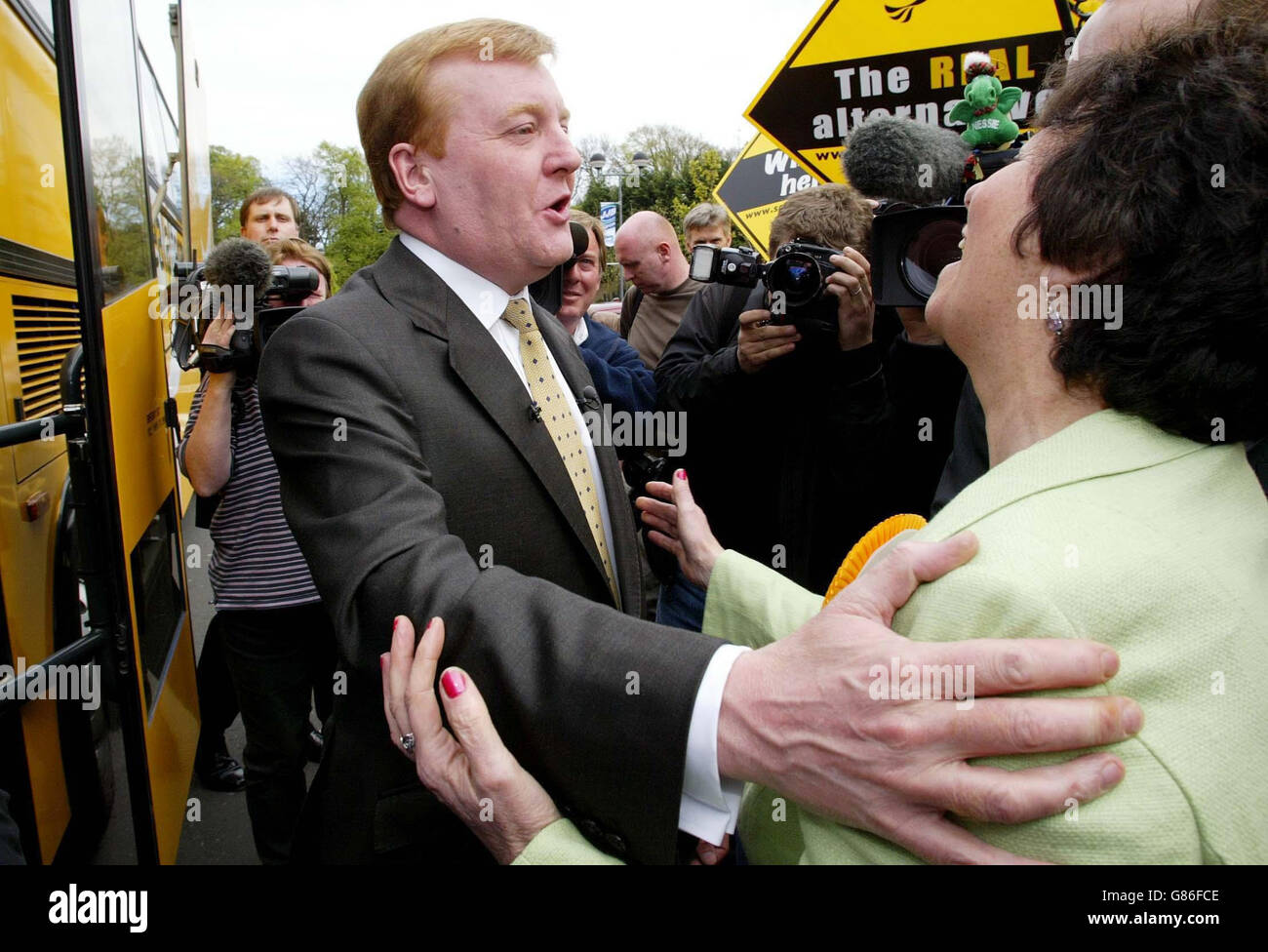 General Election Campaign 2005 - Final Day - Liberal Democrats Stock ...