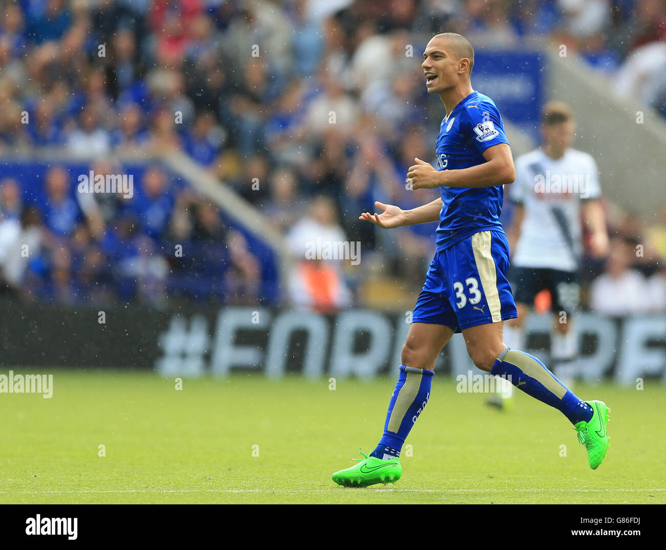 Leicester City's Gokhan Inler makes his debut coming on as a second ...