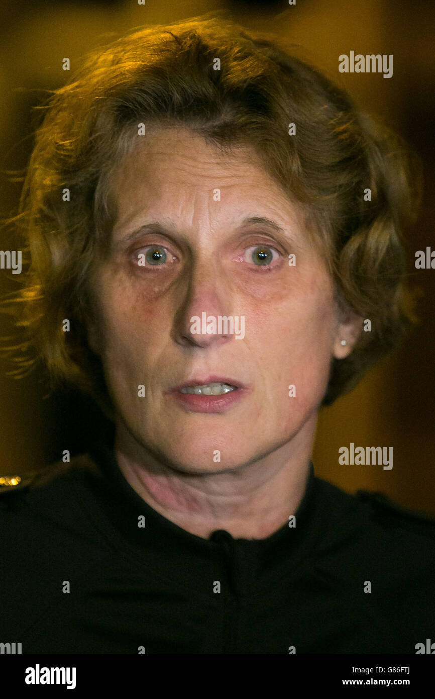 Sussex Police Superintendent Jane Derrick at a press conference at ...