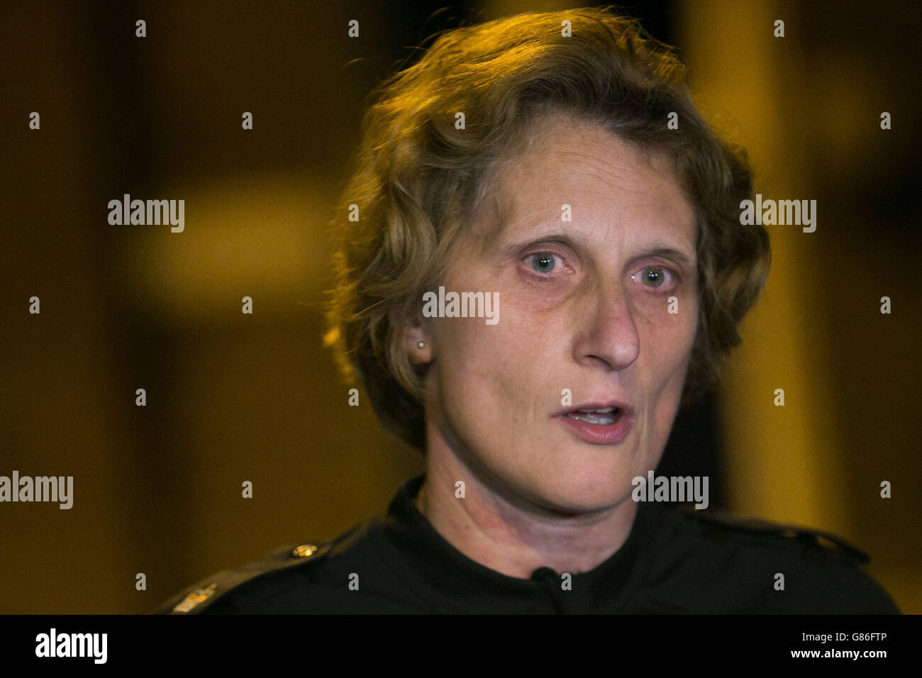 Sussex Police Superintendent Jane Derrick at a press conference at ...