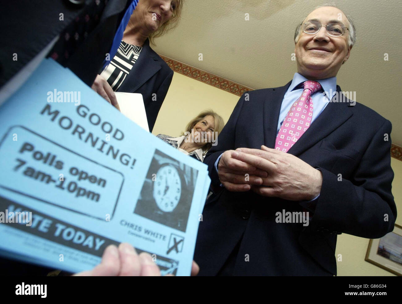 Party leader michael visits conservative committee room in warwick hi ...