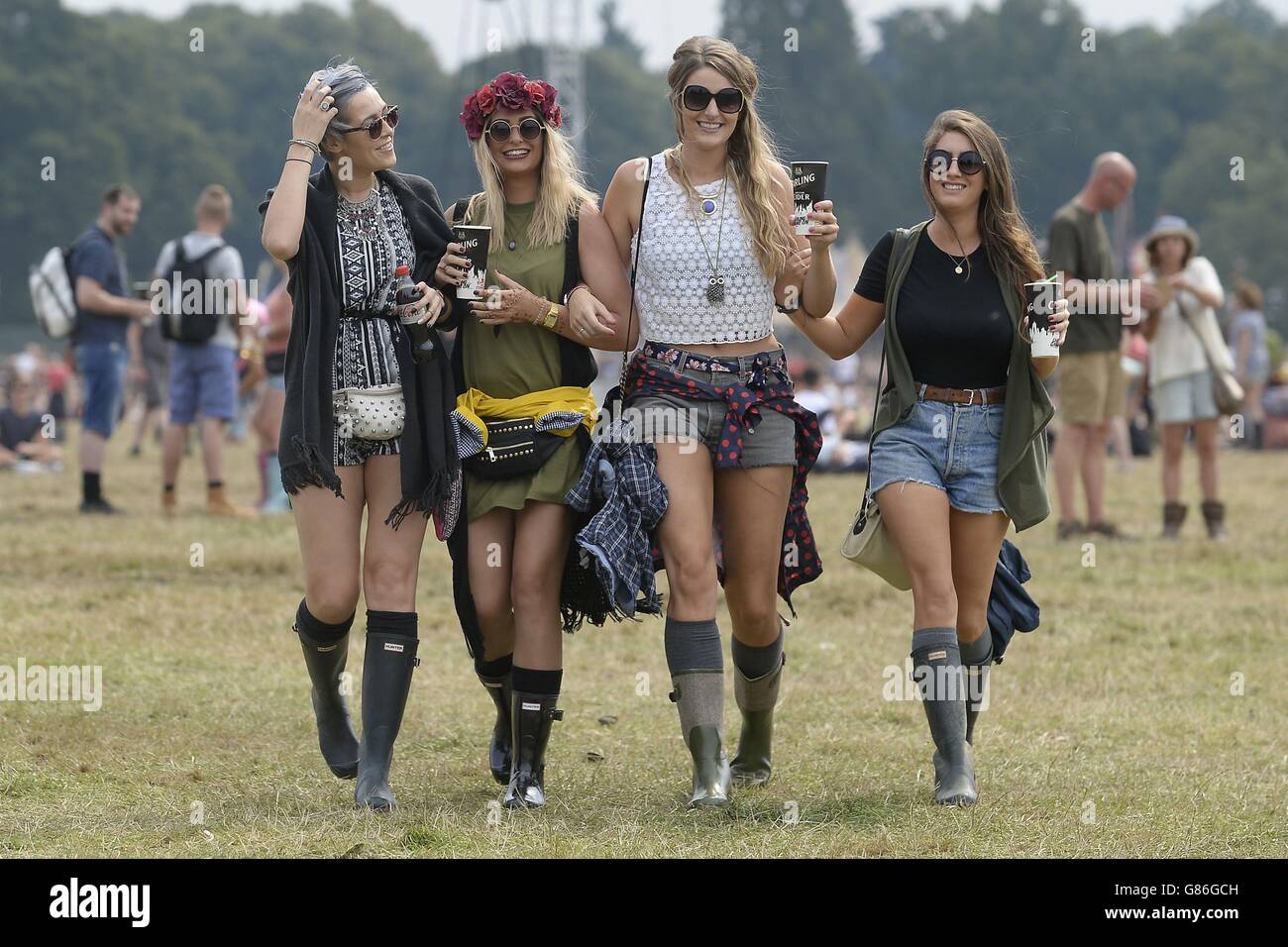(left to right) Heather Shillito, Amy Parren, Charlotte Burden and Emma ...