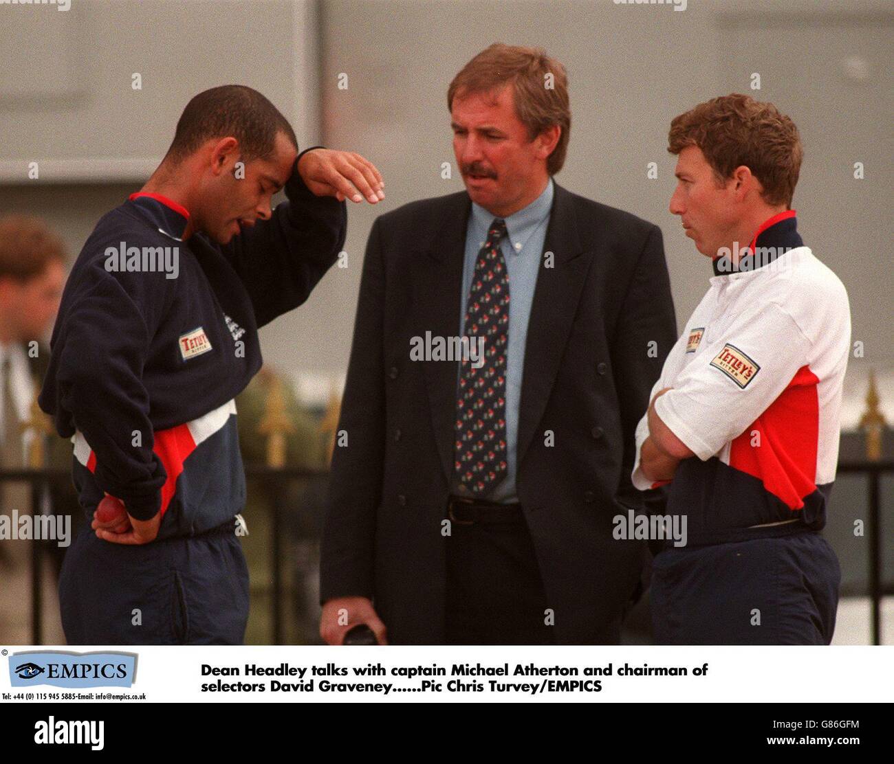 Cricket headley atherton hi-res stock photography and images - Alamy