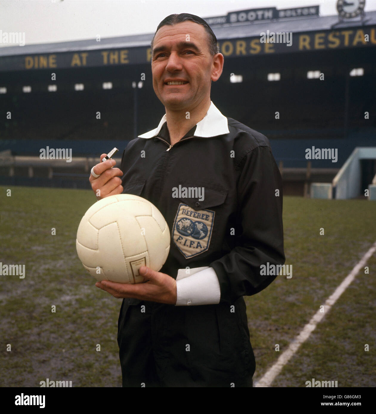 Ken Dagnall, 46, pictured at Bolton Wanderers ground Burnden Park, who ...