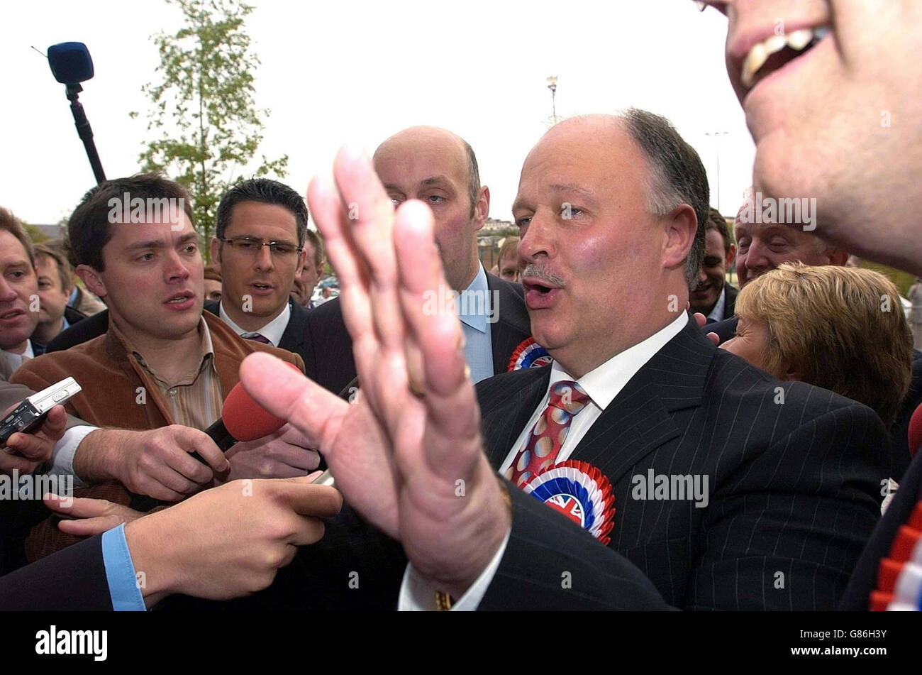 Upper bann candidate david simpson hi-res stock photography and images ...