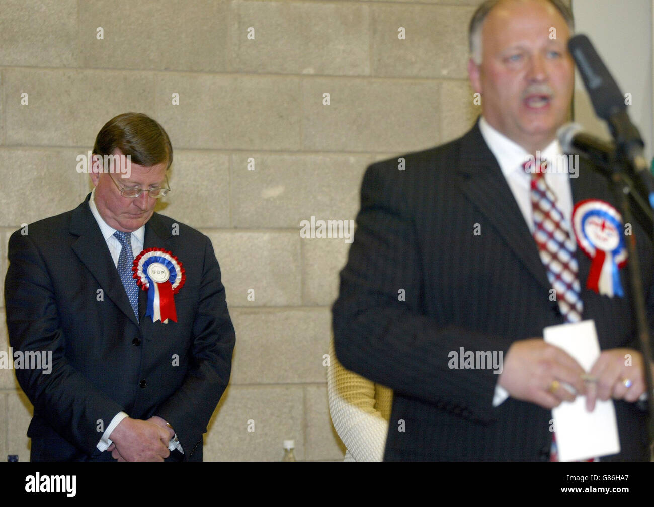 Ulster unionist leader david hi-res stock photography and images - Alamy