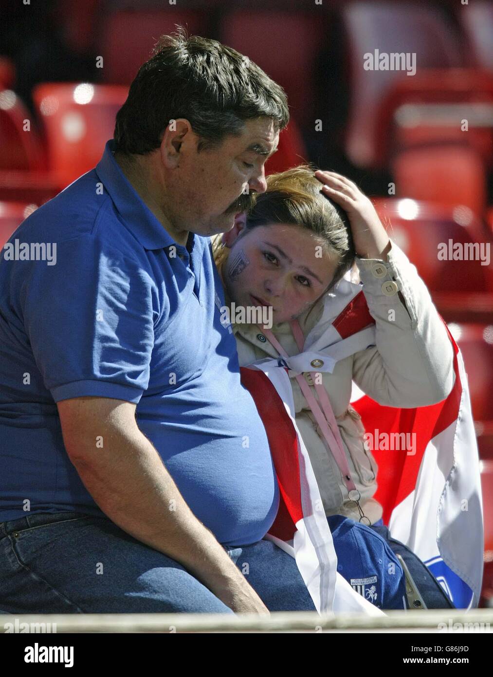 Gillingham's look dejected after their team were relegated to the 1st ...