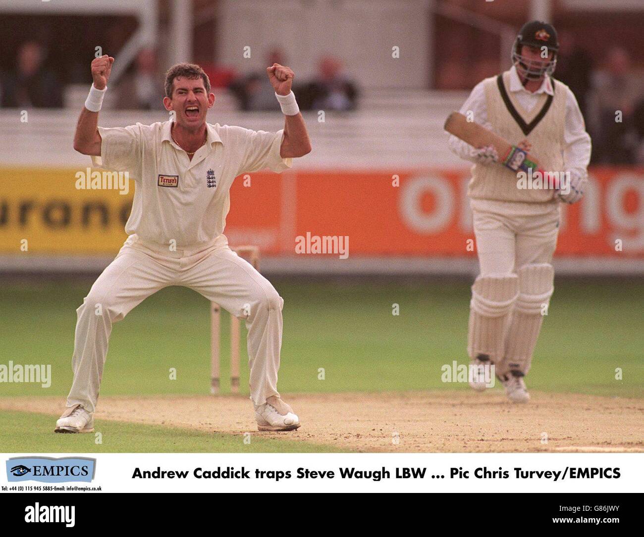 Cricket-2nd Test Match-Lords Stock Photo - Alamy