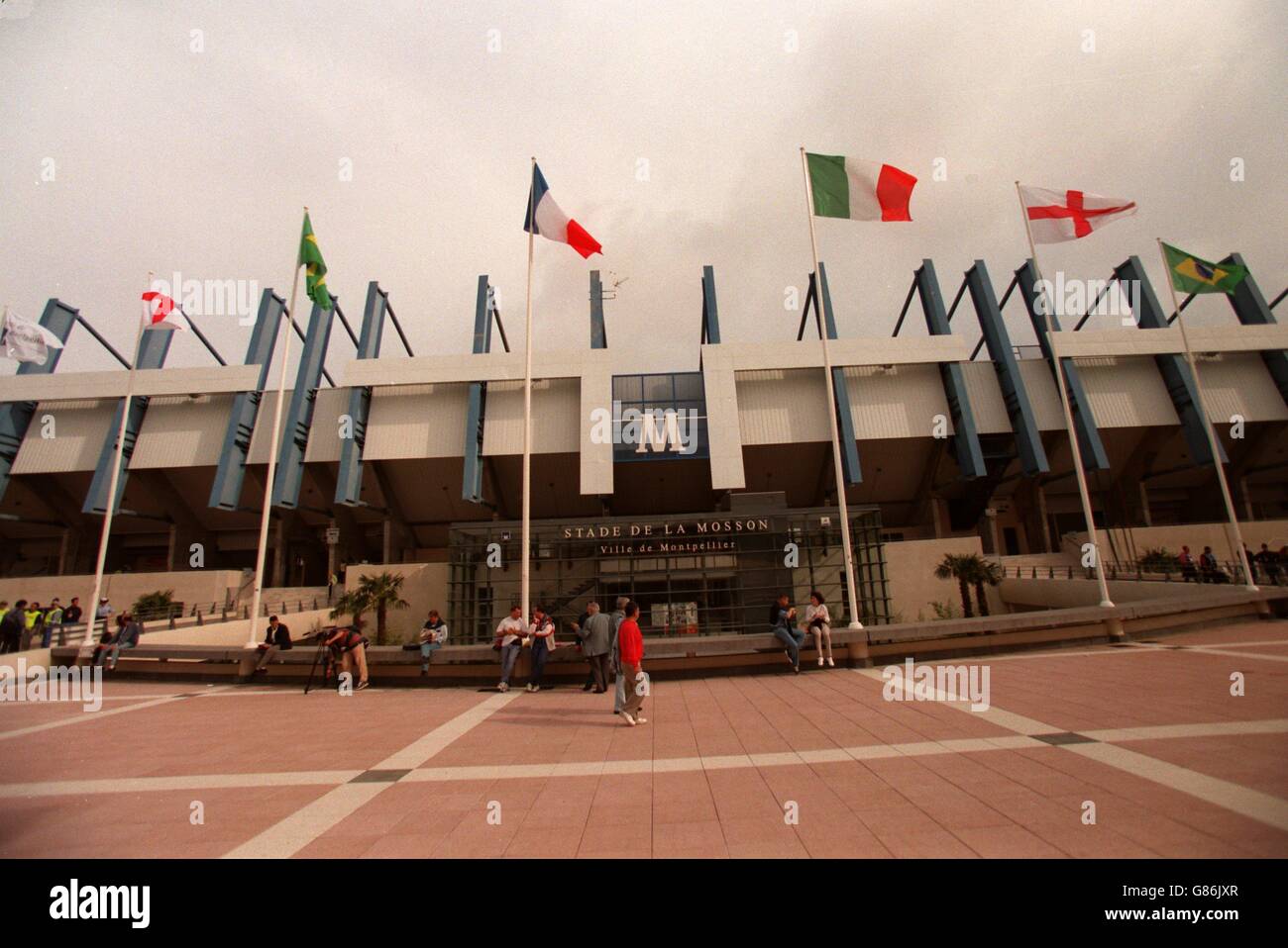 Soccer stadiums stade de la mosson hi-res stock photography and images ...