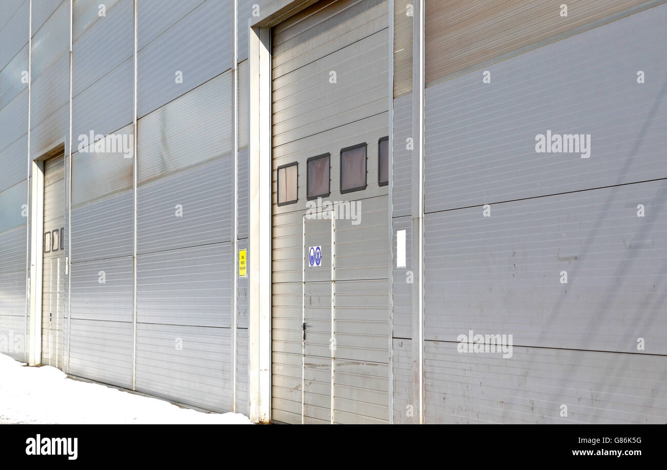 prospect of a modern building of the panels of the industrial plant ...