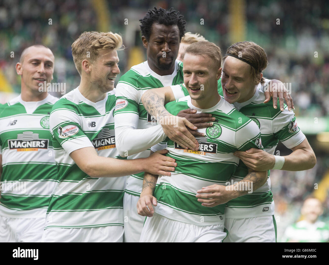 Celtic leigh griffiths celebrates goal scottish premiership match ...