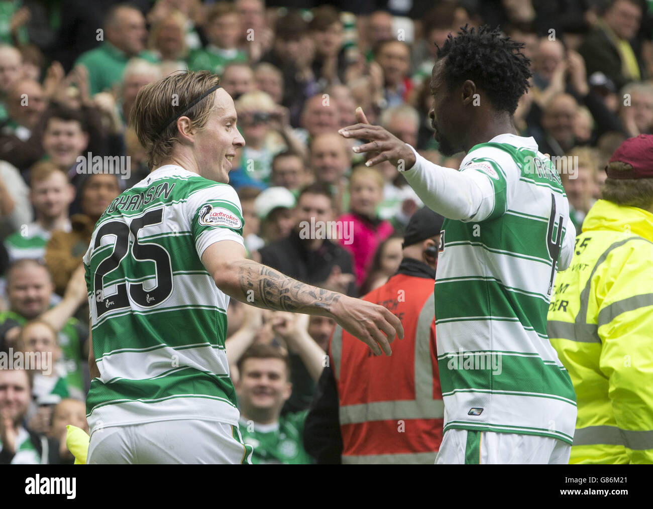 Celtic efe ambrose scottish premiership match celtic park hi-res stock ...
