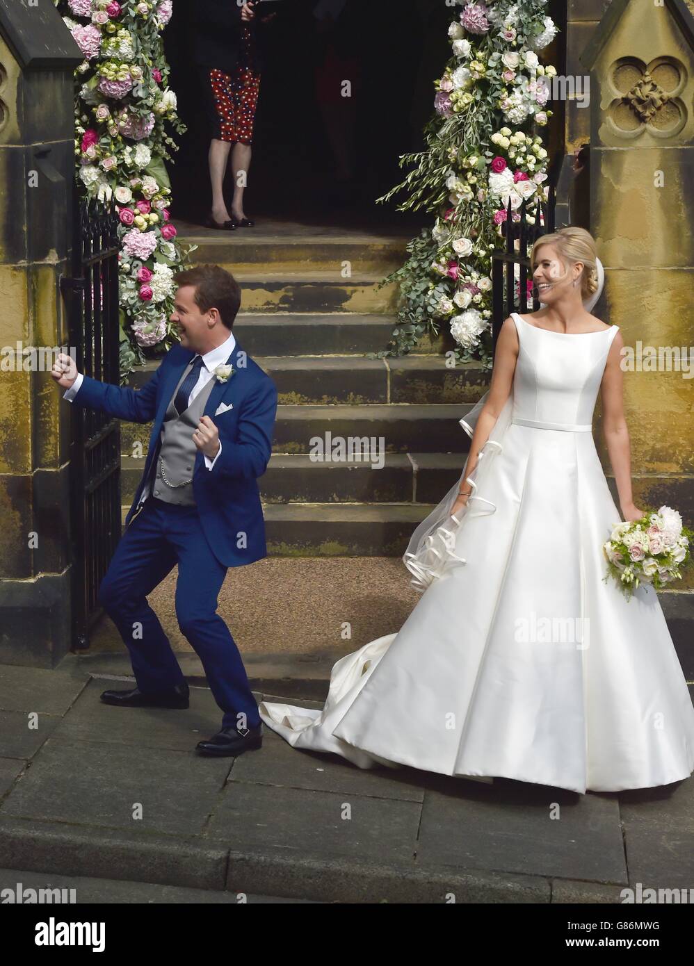Declan Ali Wedding Declan Donnelly And Wife Ali Astall Celebrate