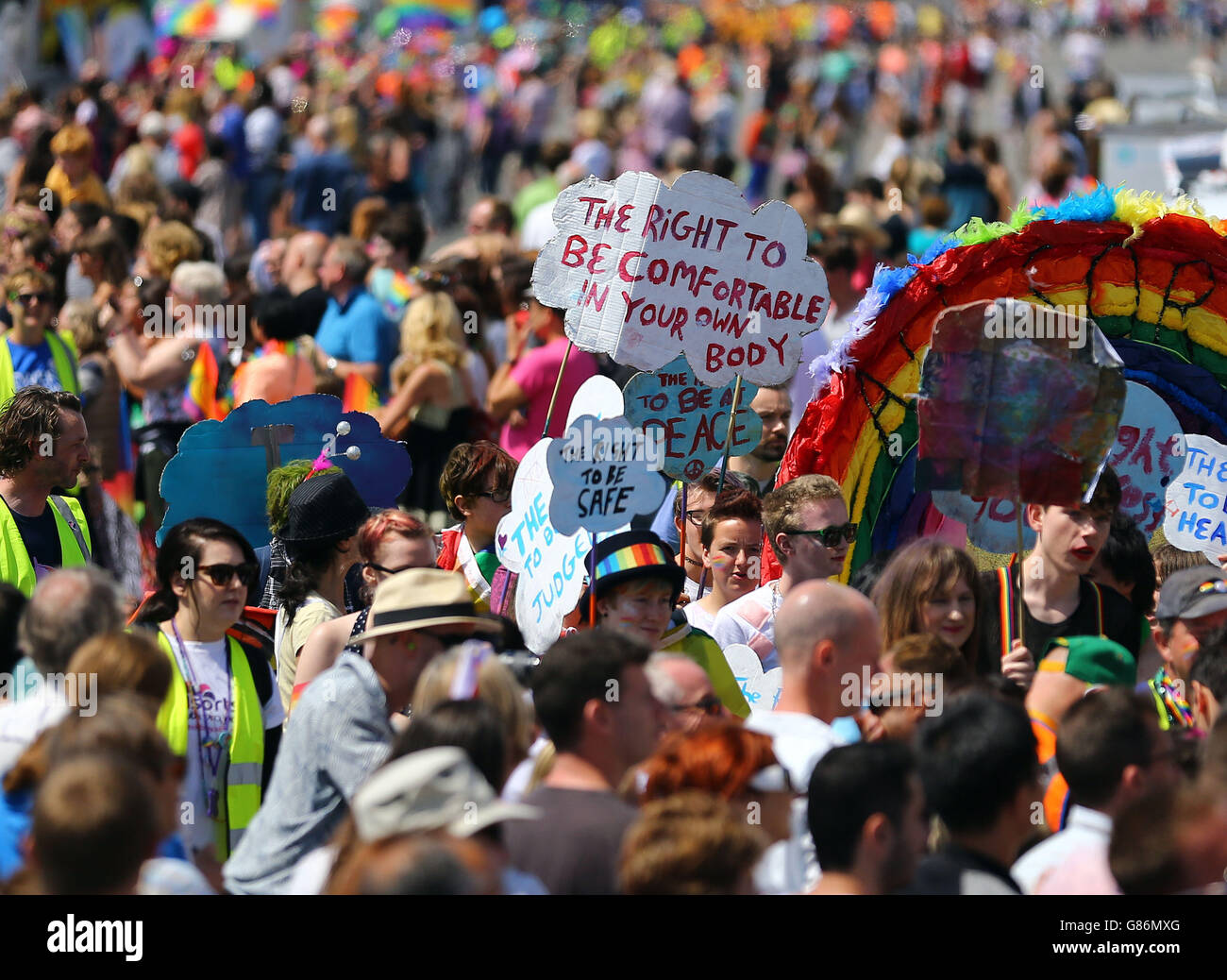 Brighton Pride parade Stock Photo - Alamy